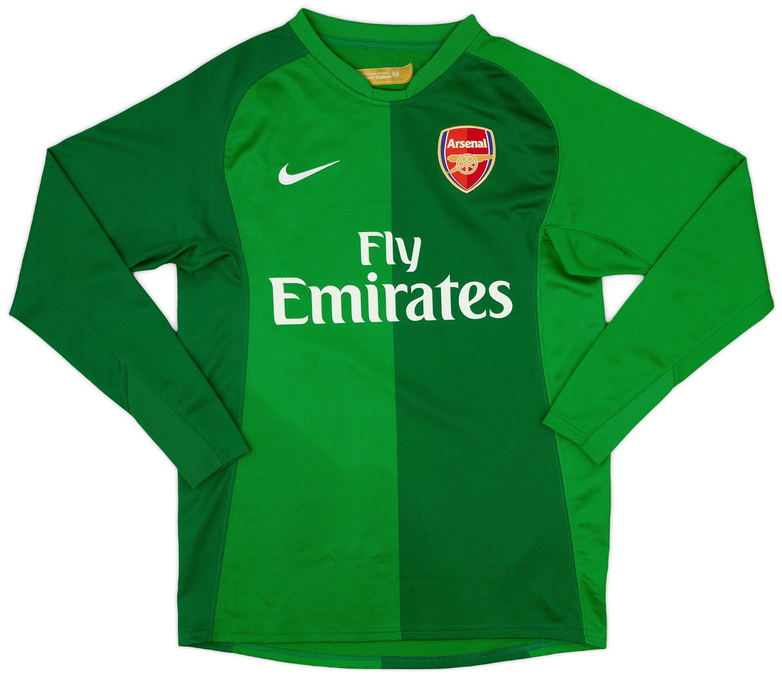 2006-07 Arsenal GK Shirt - 7/10 - (L.Boys)