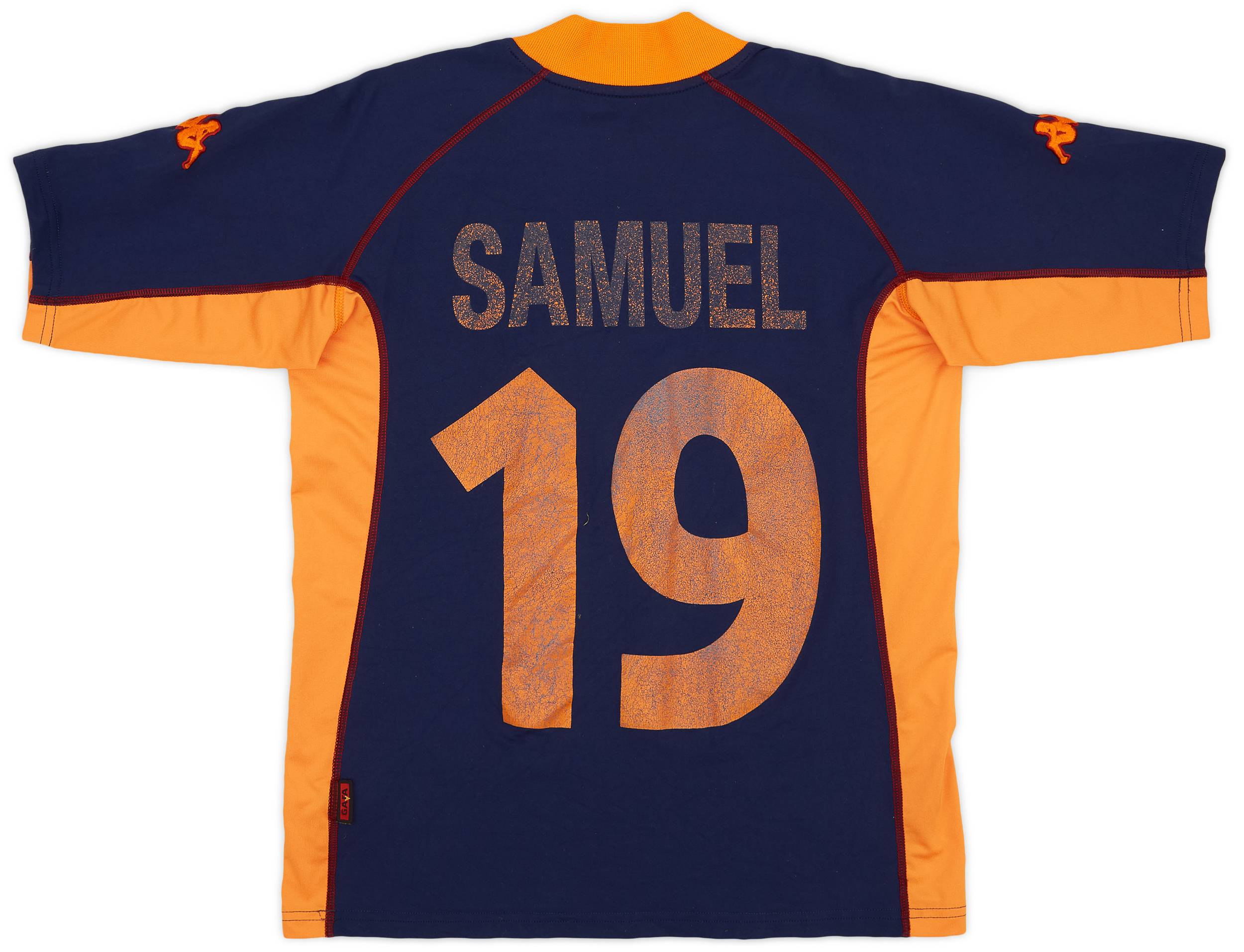 2001-02 Roma Third Shirt Samuel #19 - 4/10 - (L)