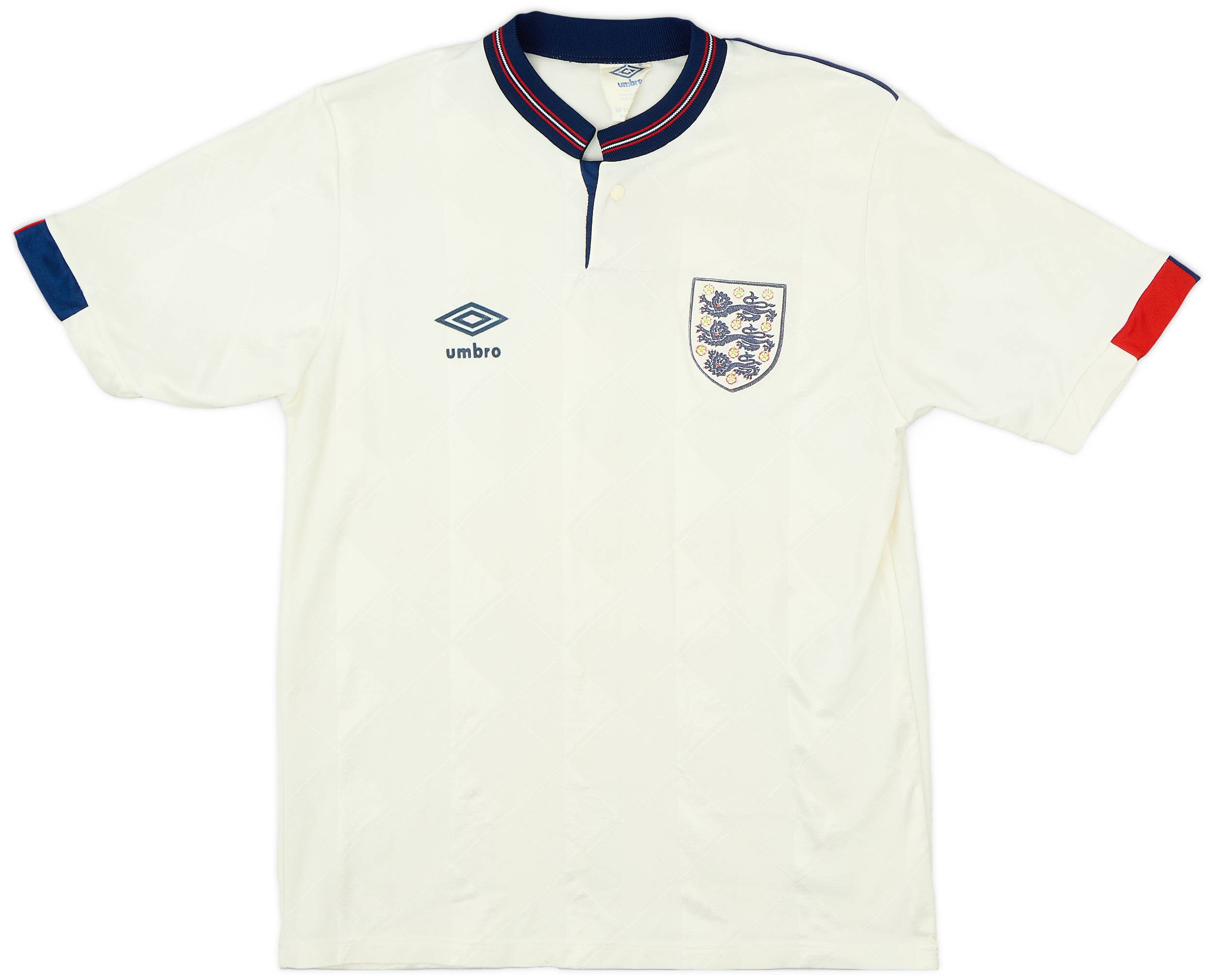 1987-90 England Home Shirt - 7/10 - (S)