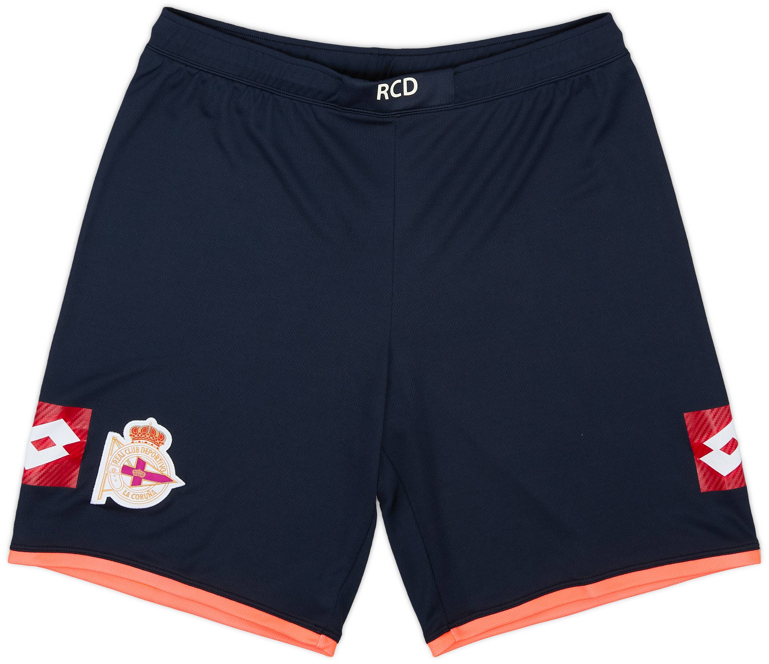 2014-15 Deportivo GK Shorts (XL)