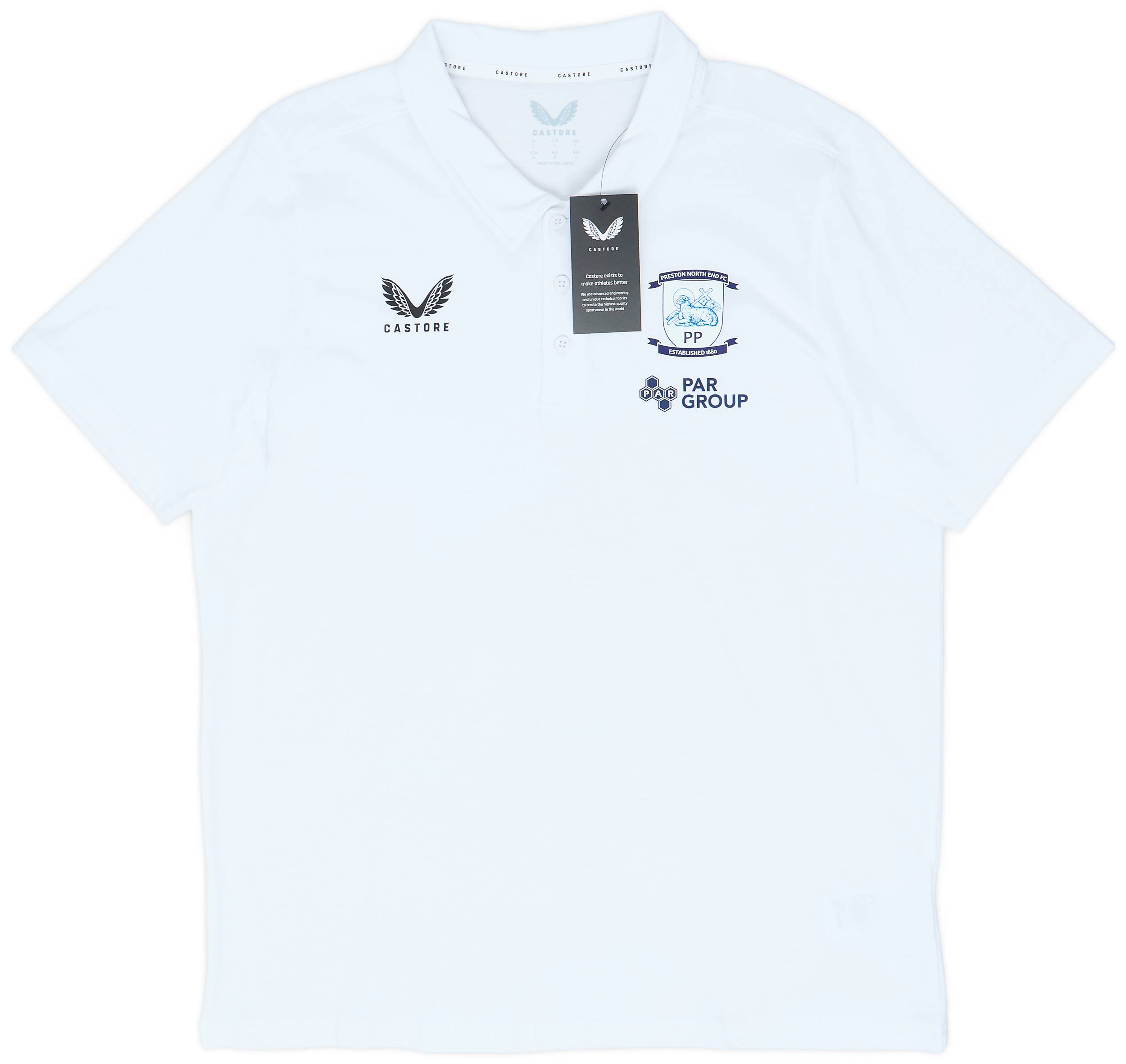 2023-24 Preston North End Castore Polo T-Shirt