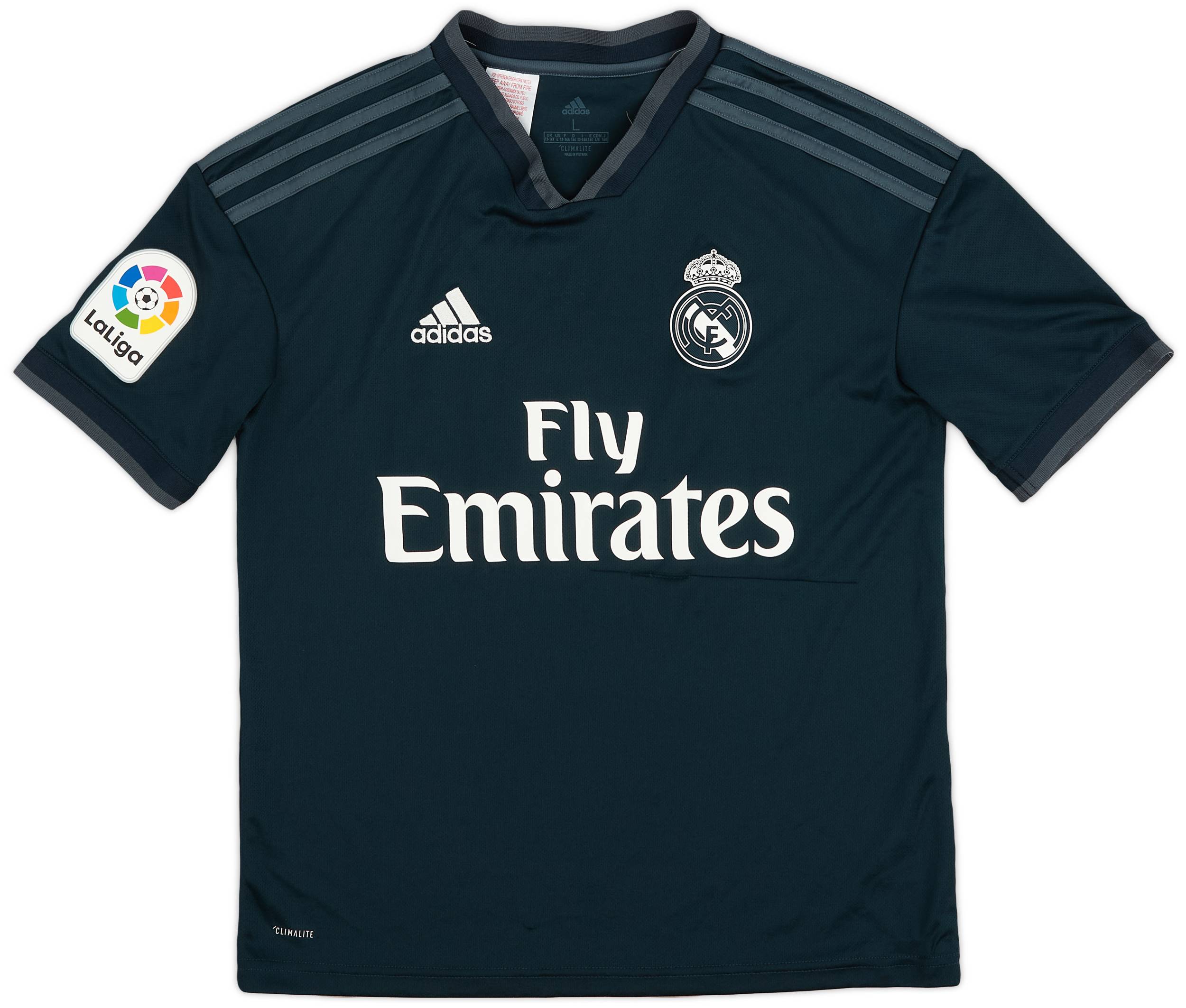 2018-19 Real Madrid Away Shirt - 6/10 - (L.Boys)