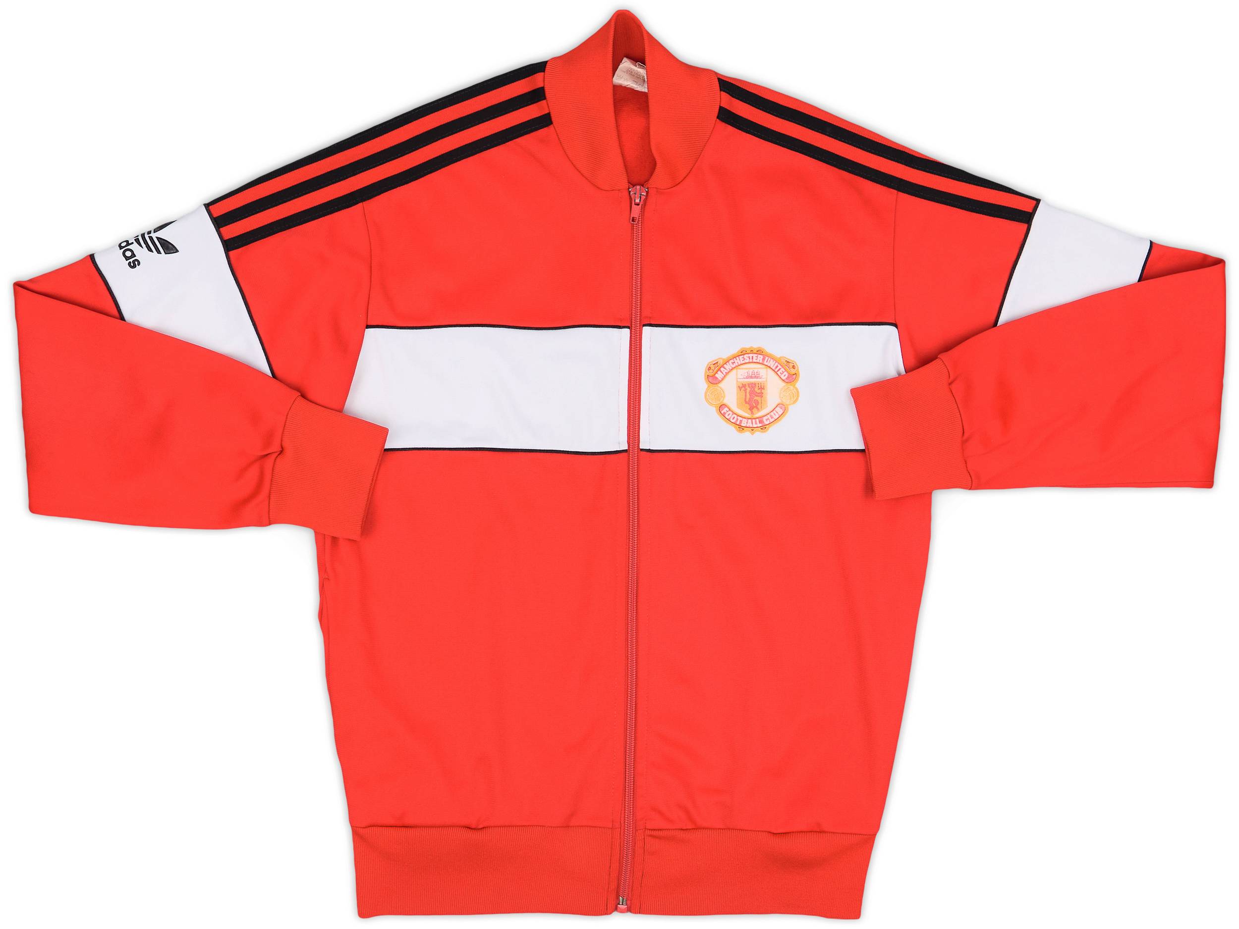 1984-86 Manchester United adidas Track Jacket - 8/10 - (S)