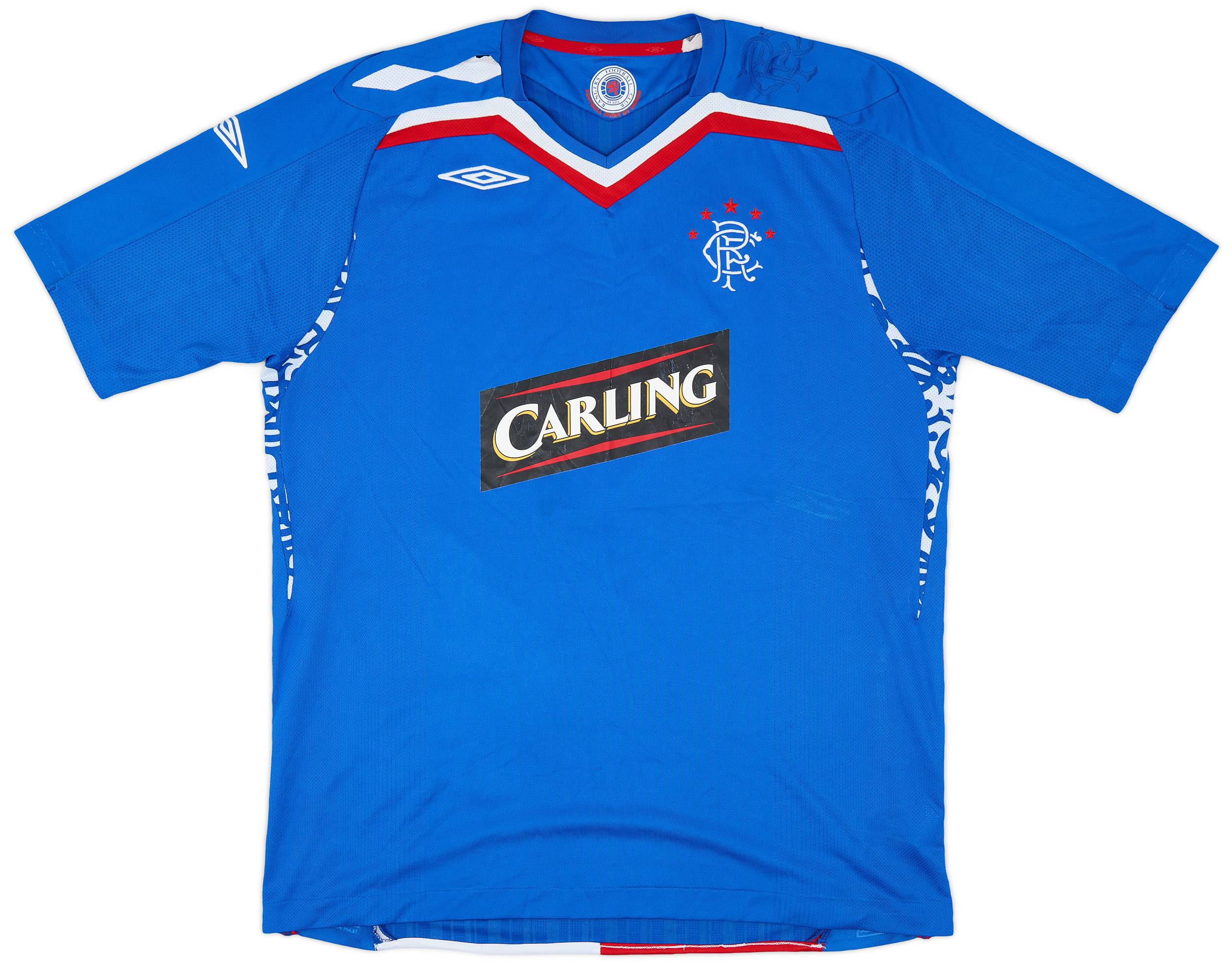 2007-08 Rangers Home Shirt - 6/10 - (XL)