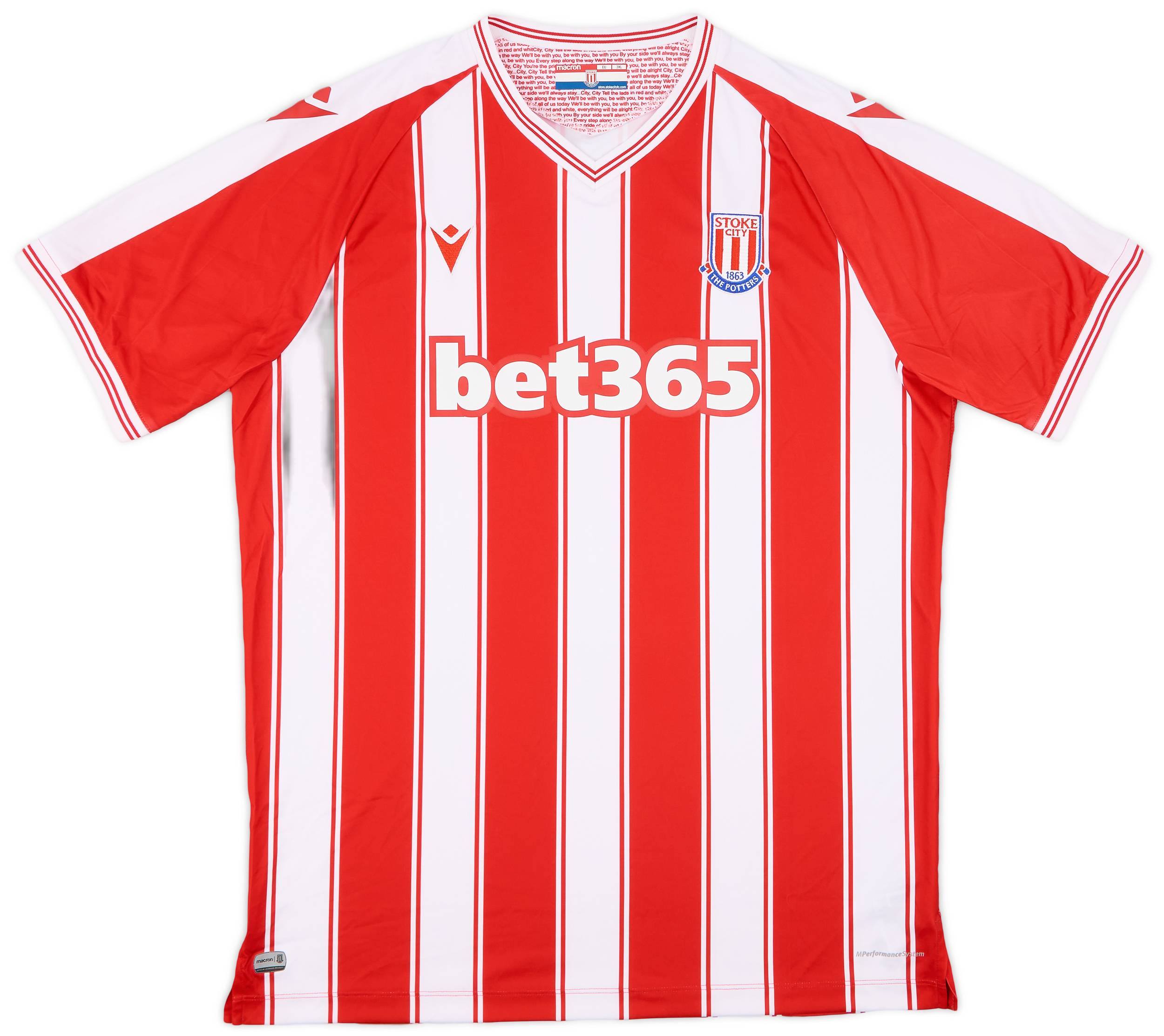 2020-21 Stoke City Home Shirt - 10/10 - (3XL)