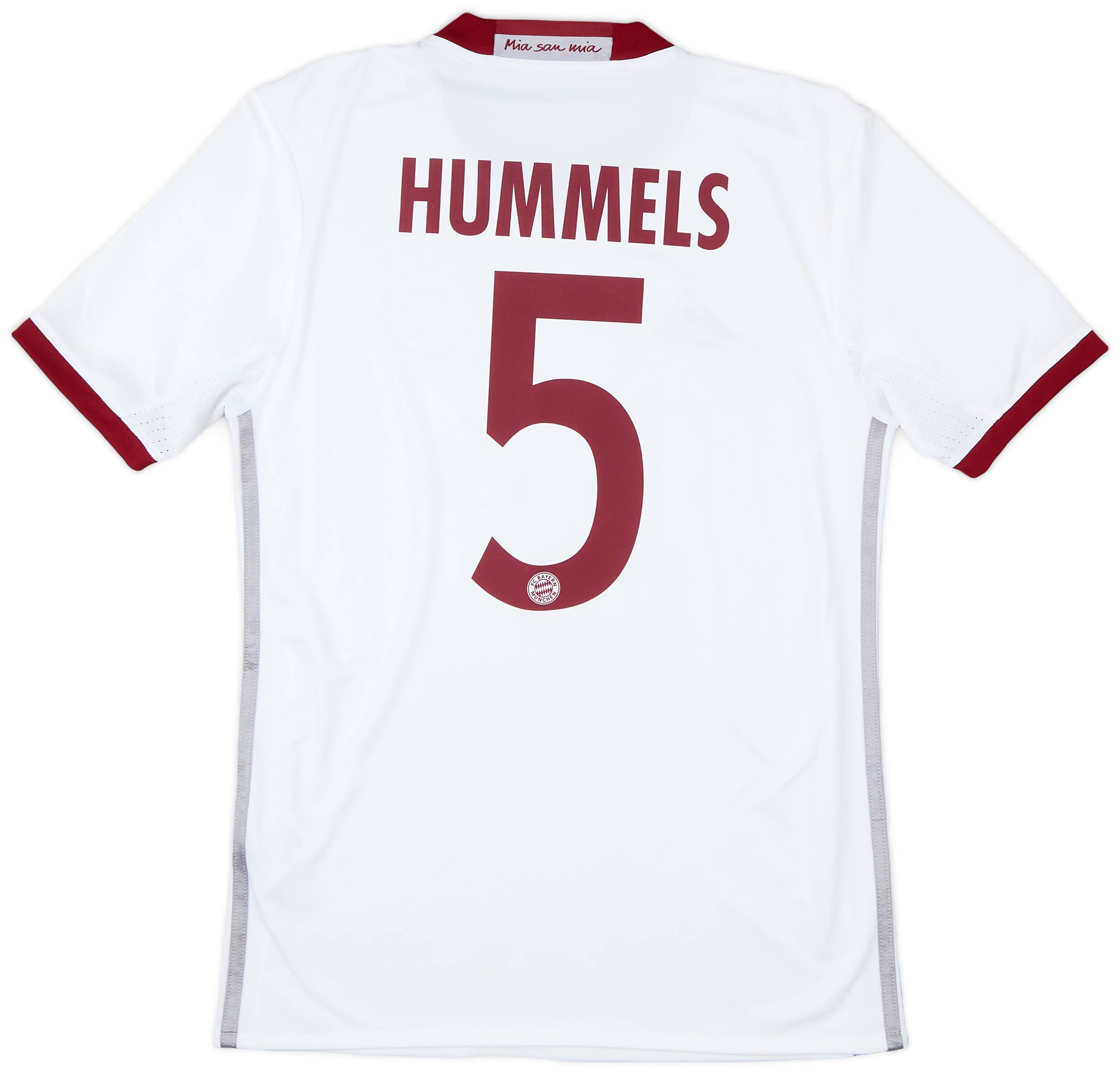 2016-17 Bayern Munich Third Shirt Hummels #5 - 8/10 - (XS)