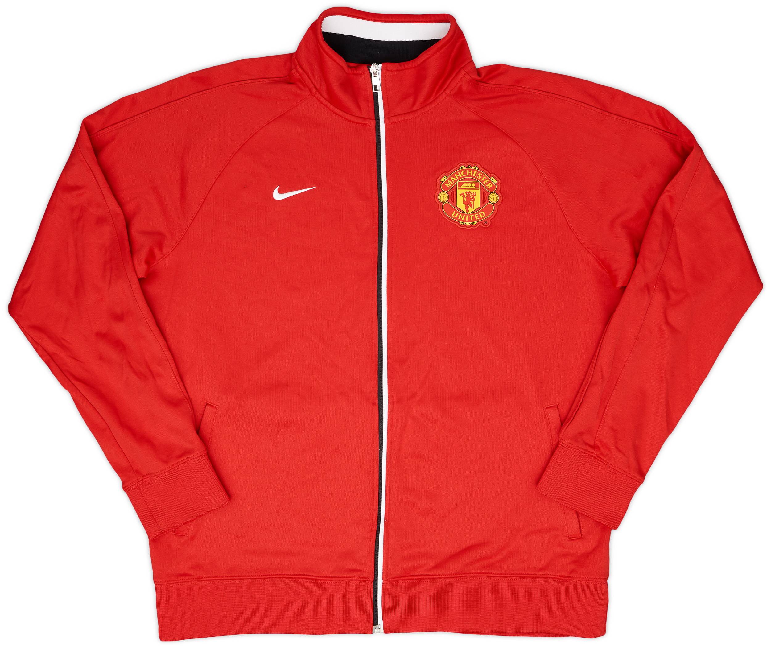 2013-14 Manchester United Nike Track Jacket - 9/10 - (XL)