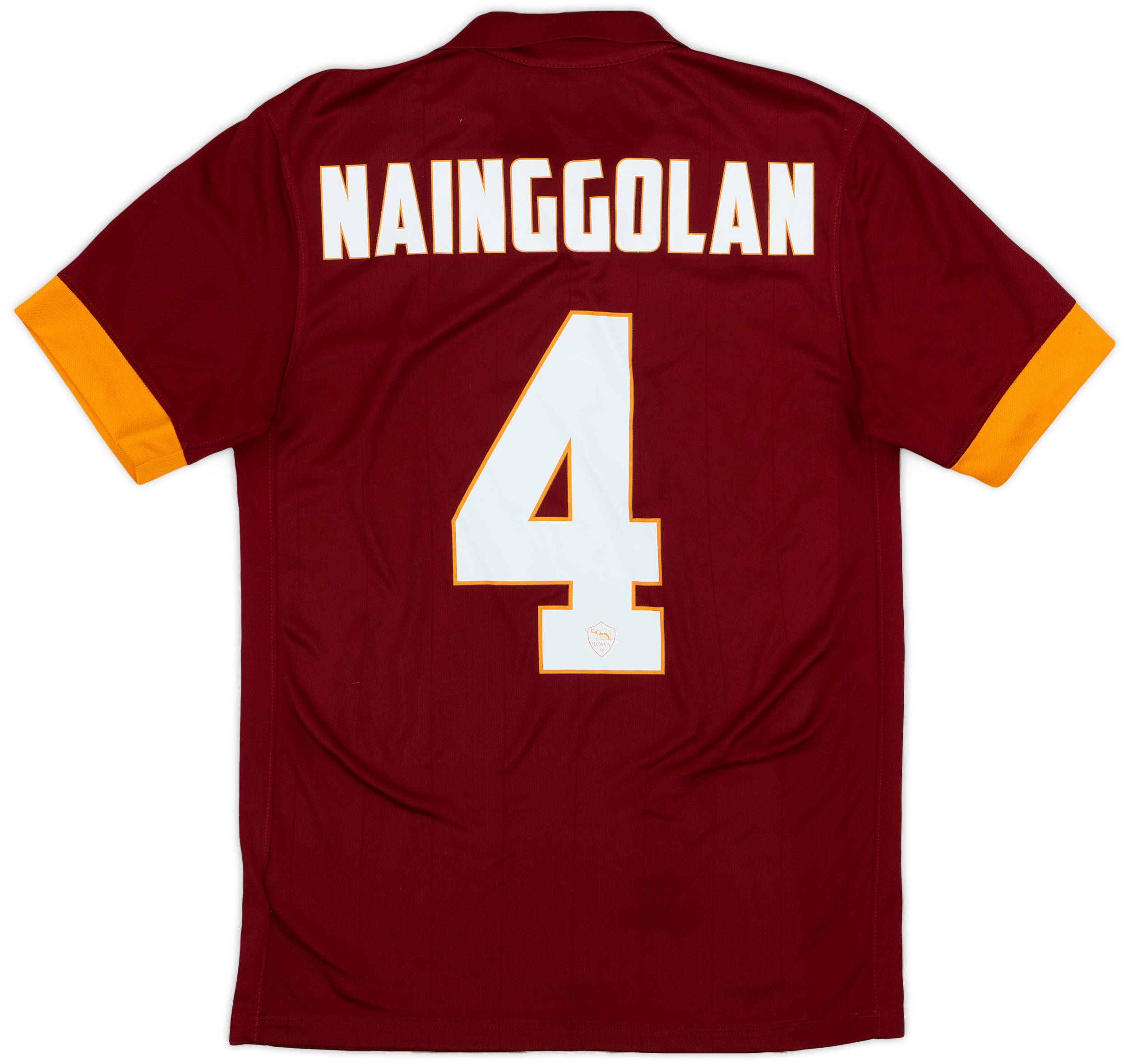 2014-15 Roma Home Shirt Nainggolan #4 - 9/10 - (S)