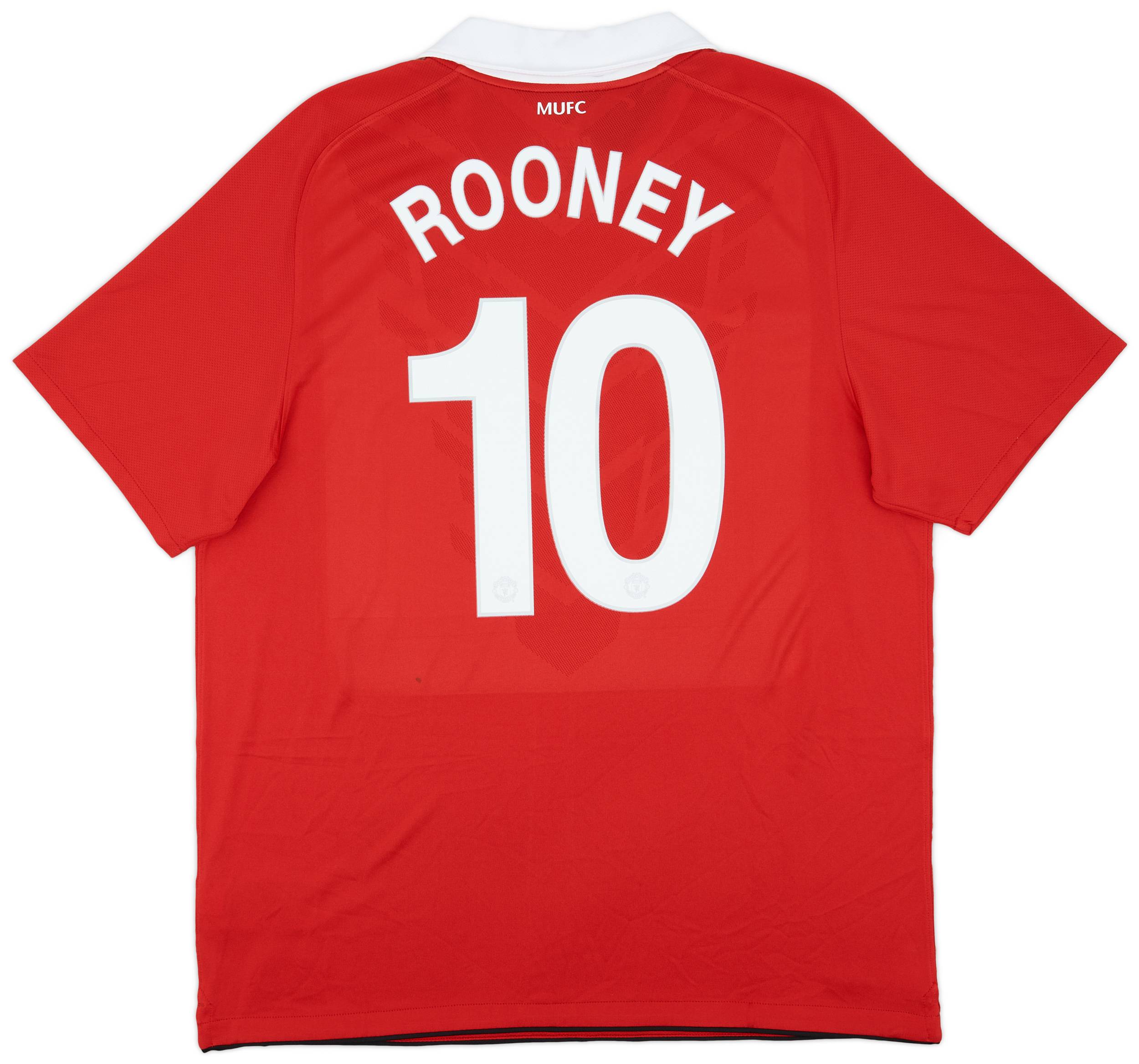 2010-11 Manchester United Home Shirt Rooney #10 (XL)
