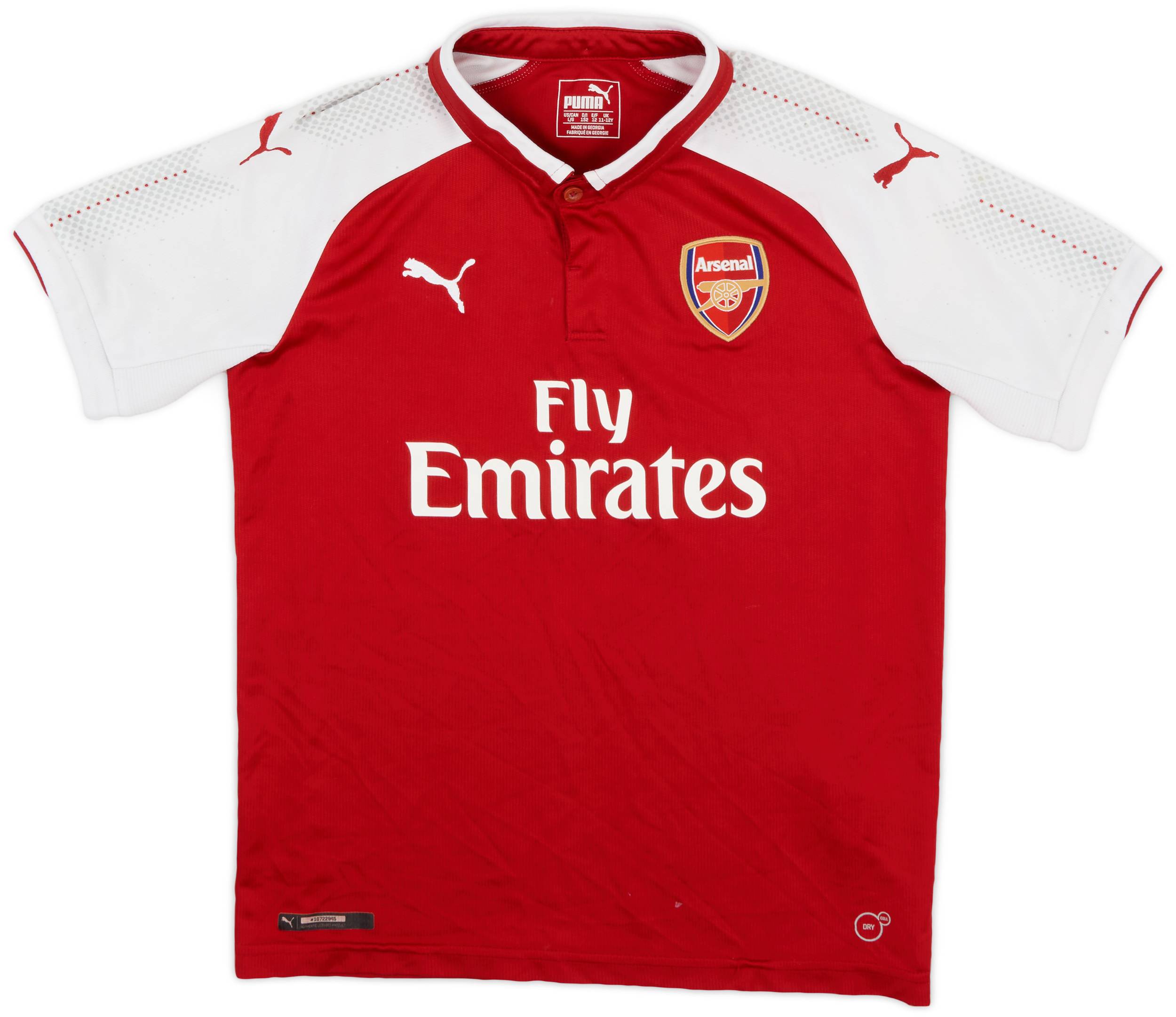 2017-18 Arsenal Home Shirt - 5/10 - (11-12 Years)