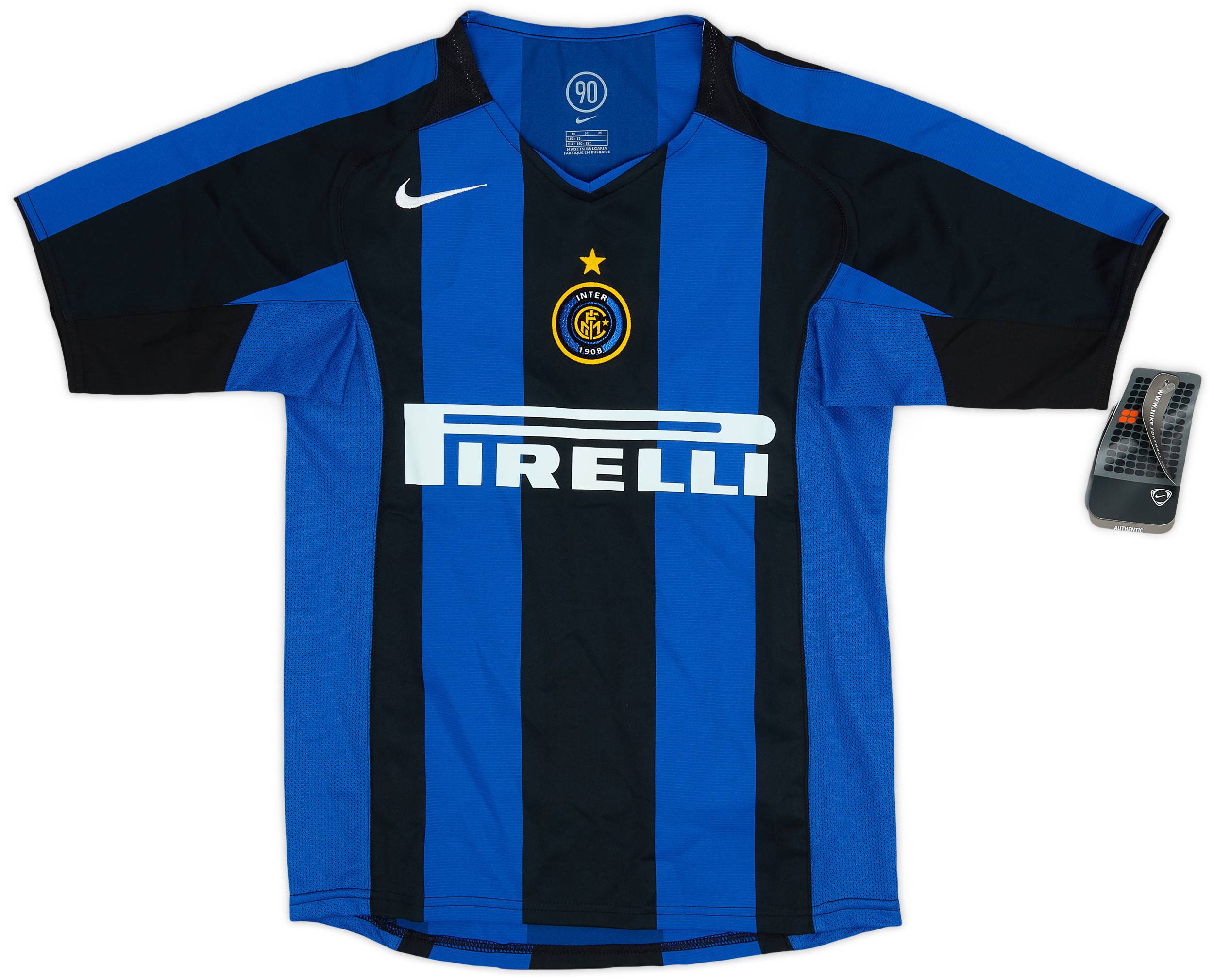 2004-05 Inter Milan Home Shirt (M.Boys)
