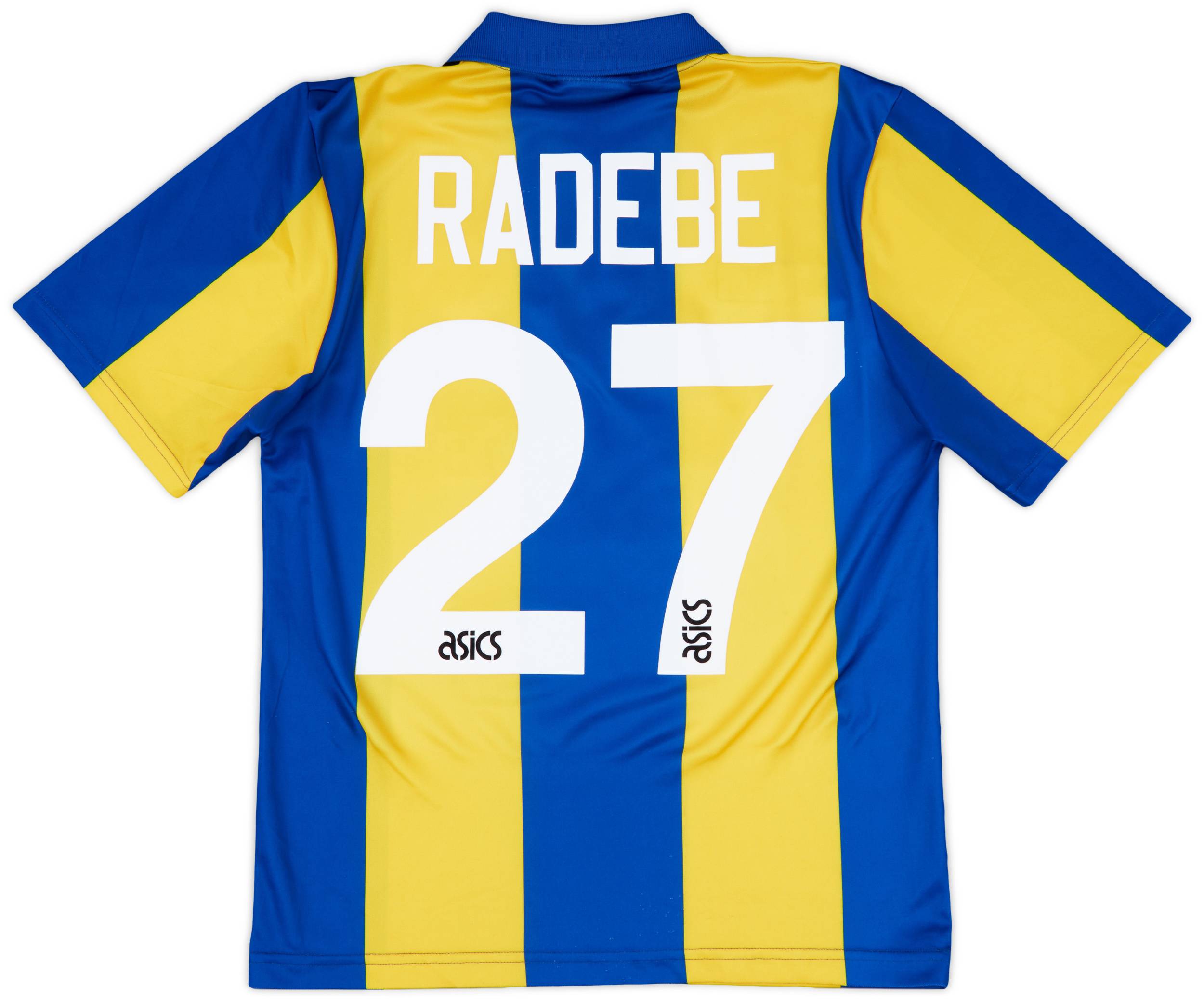 1993-95 Leeds United Away Shirt Radebe #27 - 7/10 - (S)