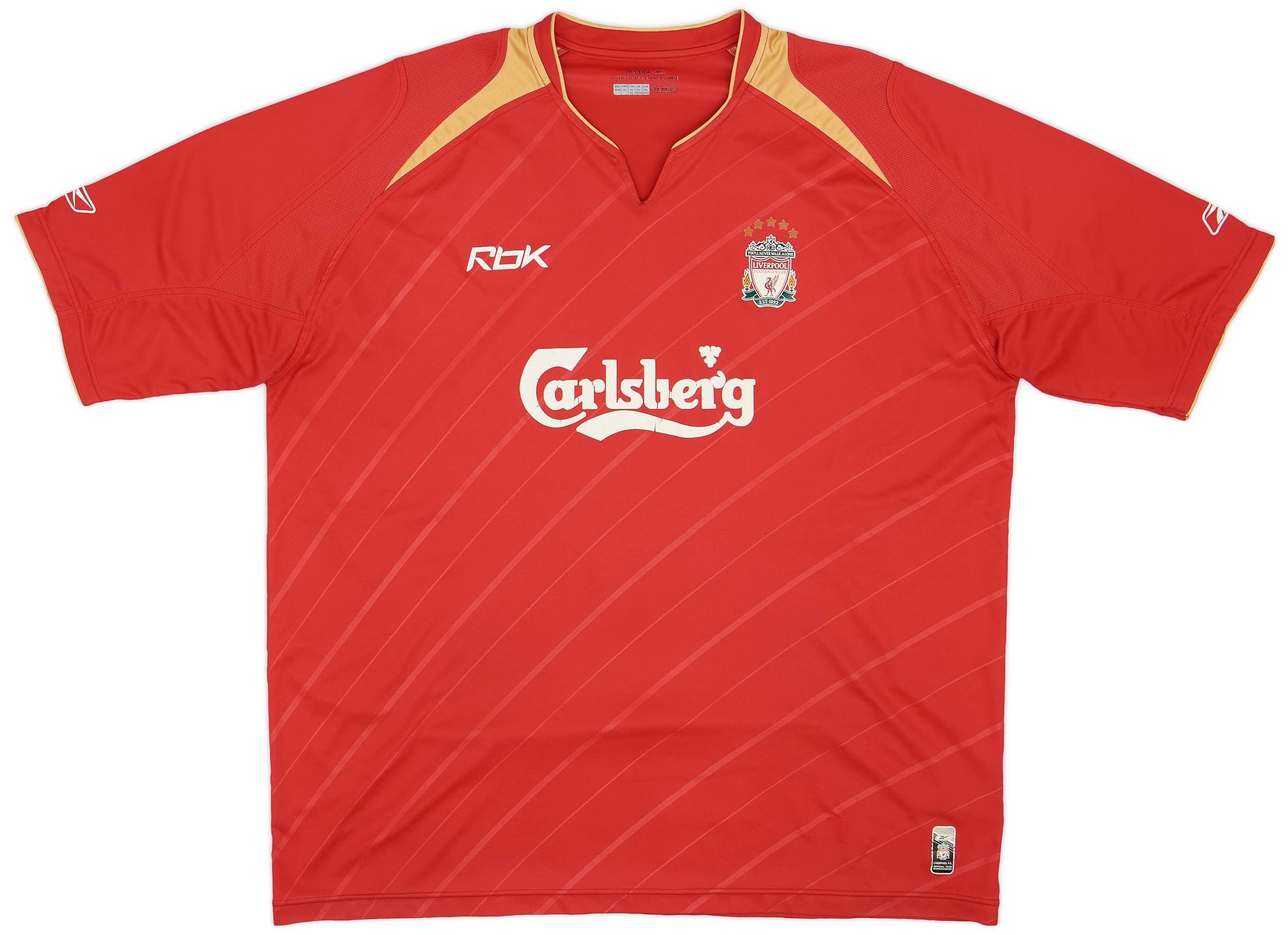 2005-06 Liverpool CL Home Shirt - 6/10 - (XXL)