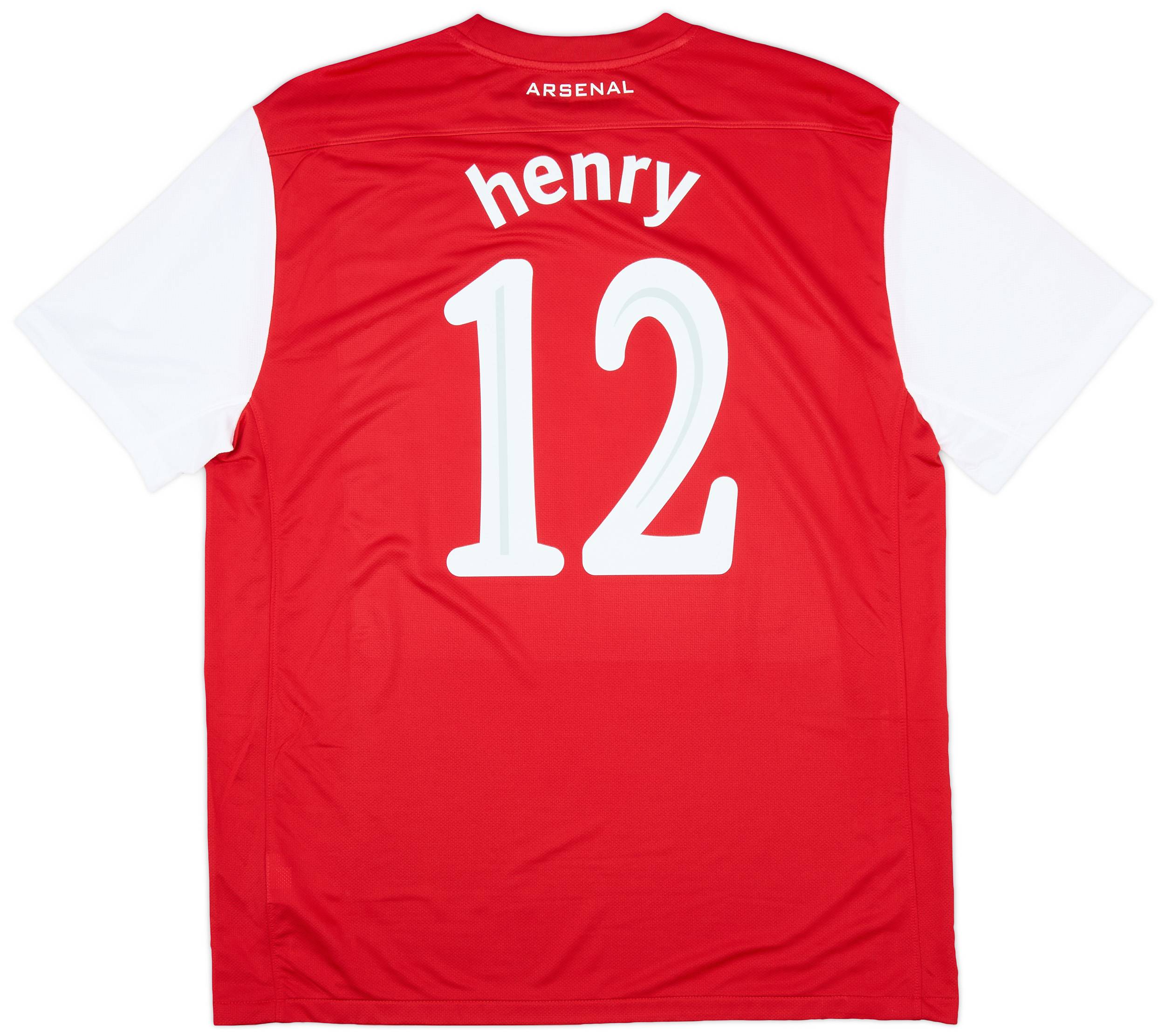 2011-12 Arsenal Home Shirt Henry #12 - 9/10 - (XL)