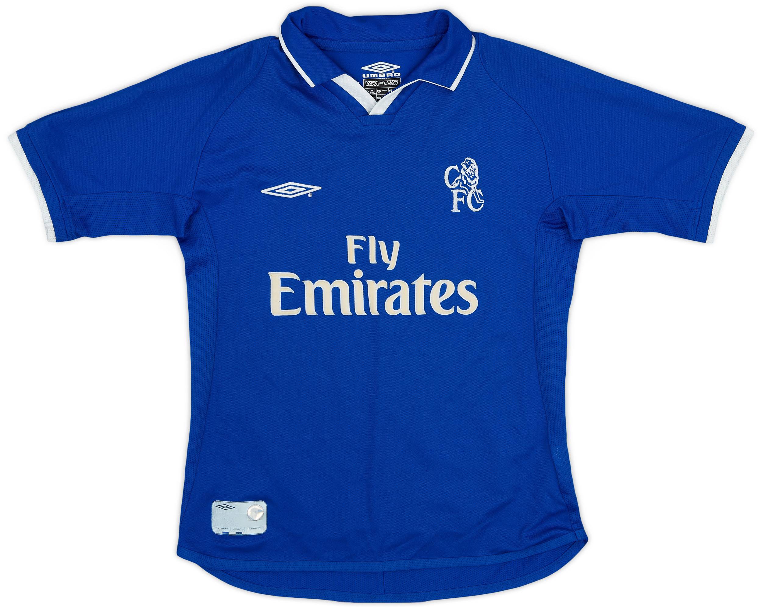 2001-03 Chelsea Home Shirt - 8/10 - (S.Boys)