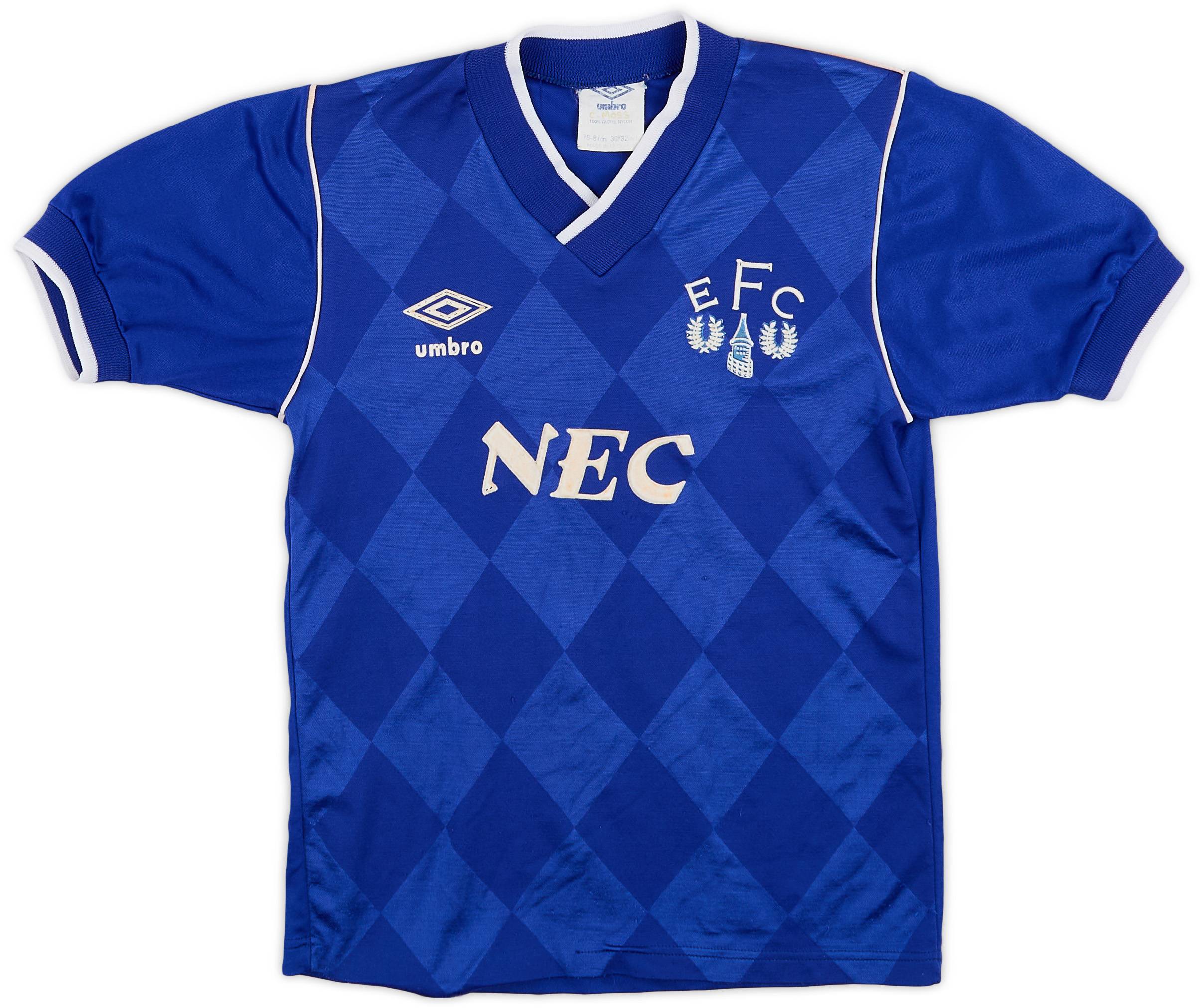 1986-89 Everton Home Shirt - 4/10 - (M.Boys)