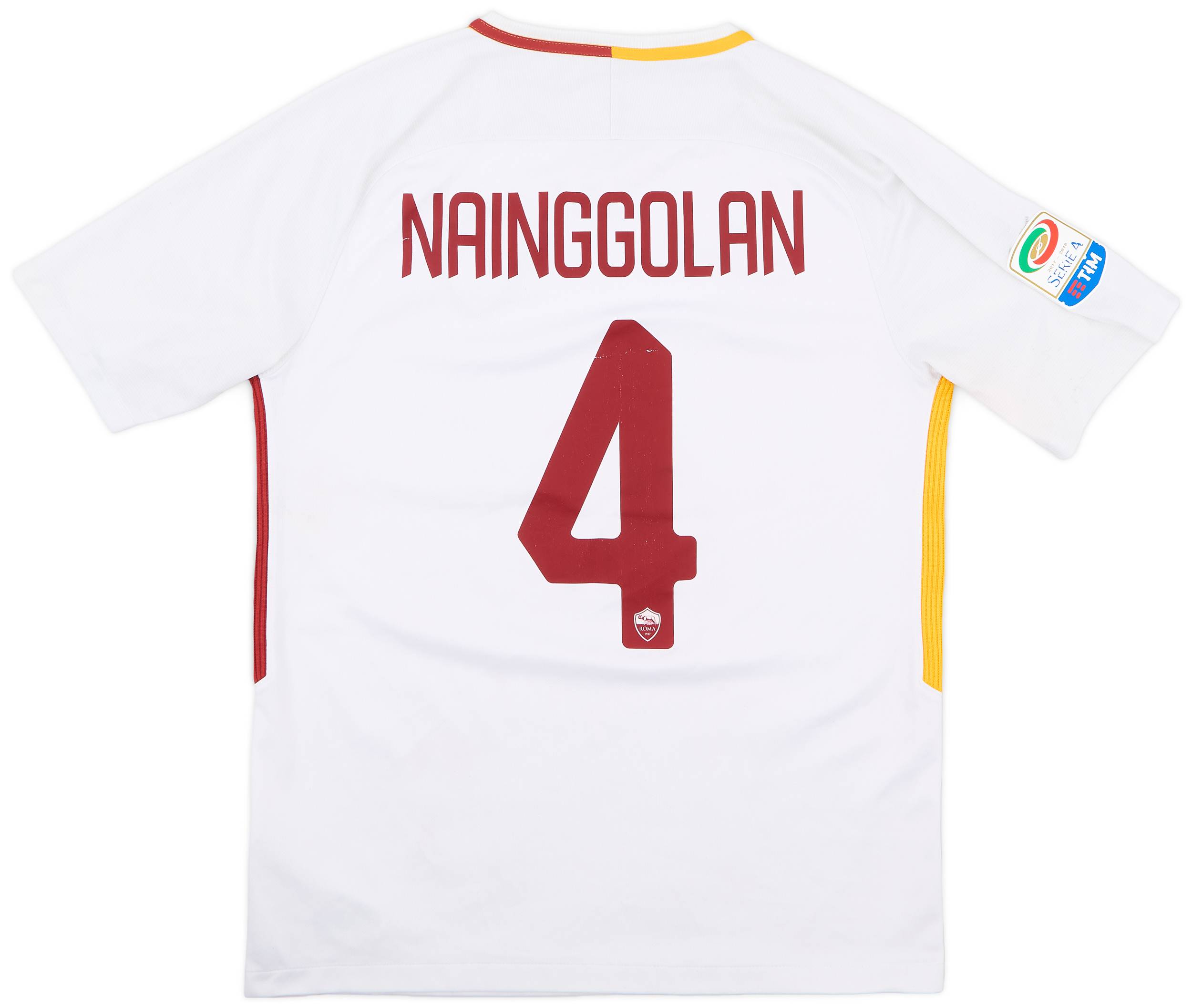 2017-18 Roma Away Shirt Nainggolan #4 - 7/10 - (M)