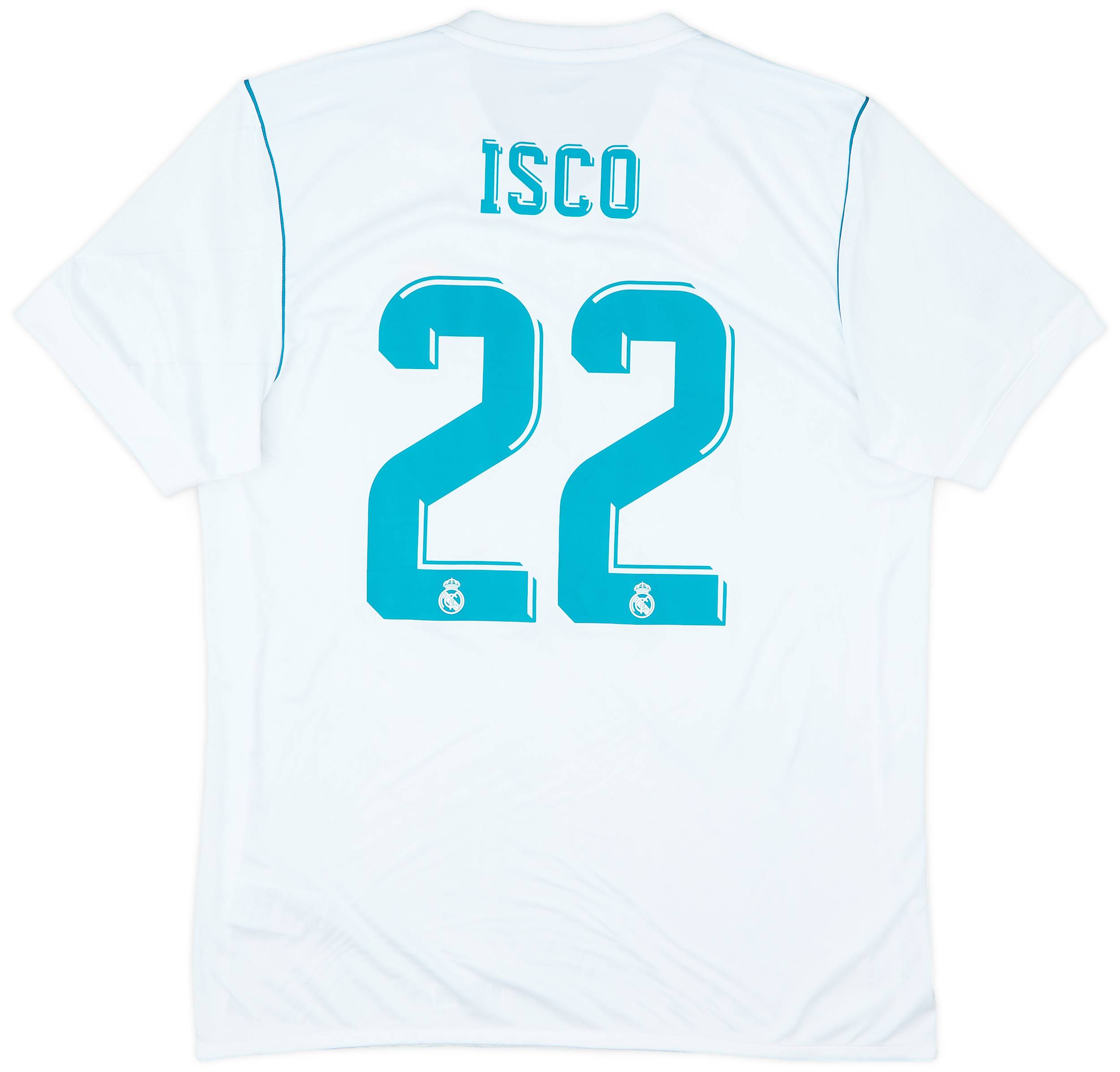 2017-18 Real Madrid Home Shirt Isco #22 - 10/10 - (L)