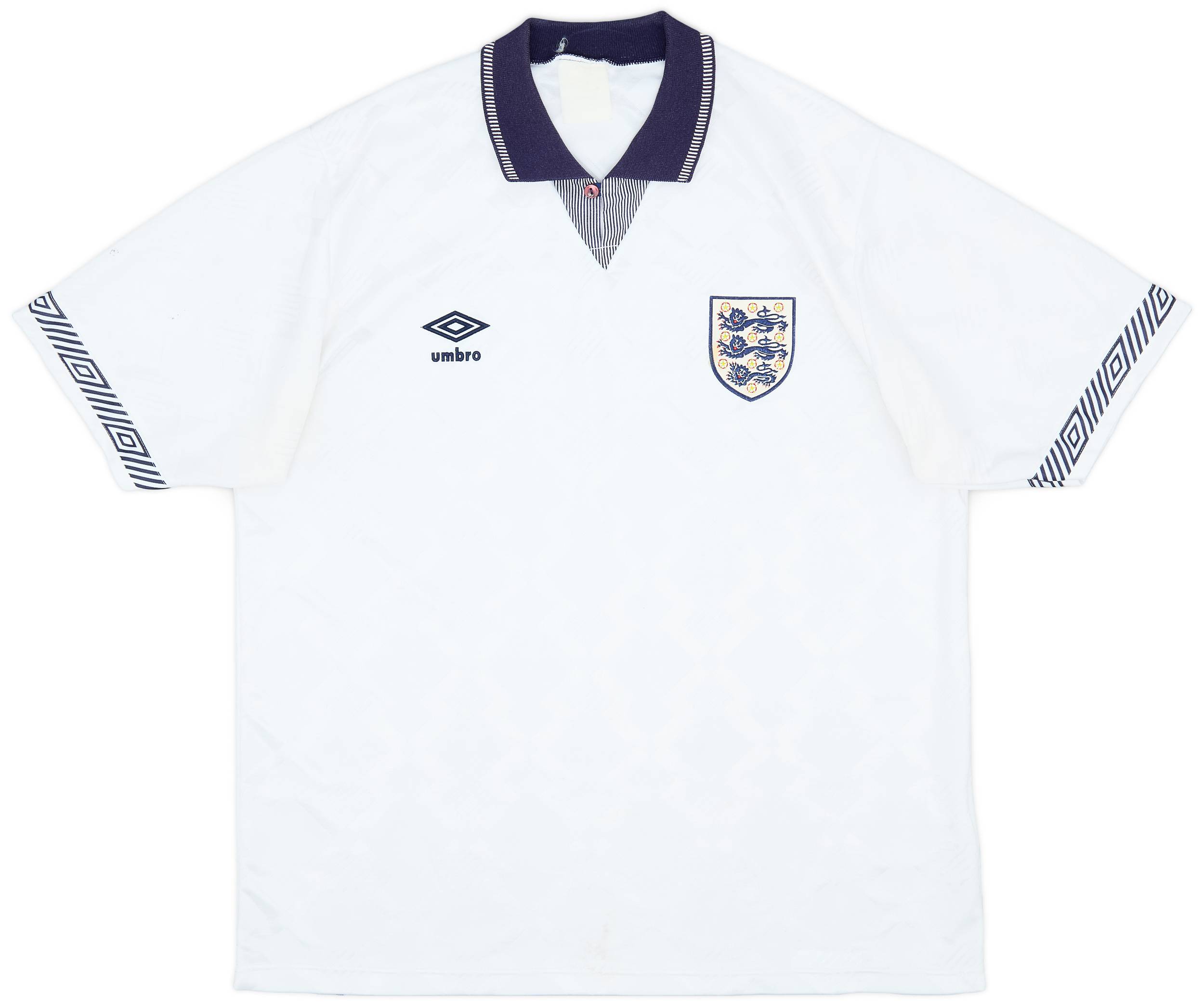 1990-92 England Home Shirt - 7/10 - (L)