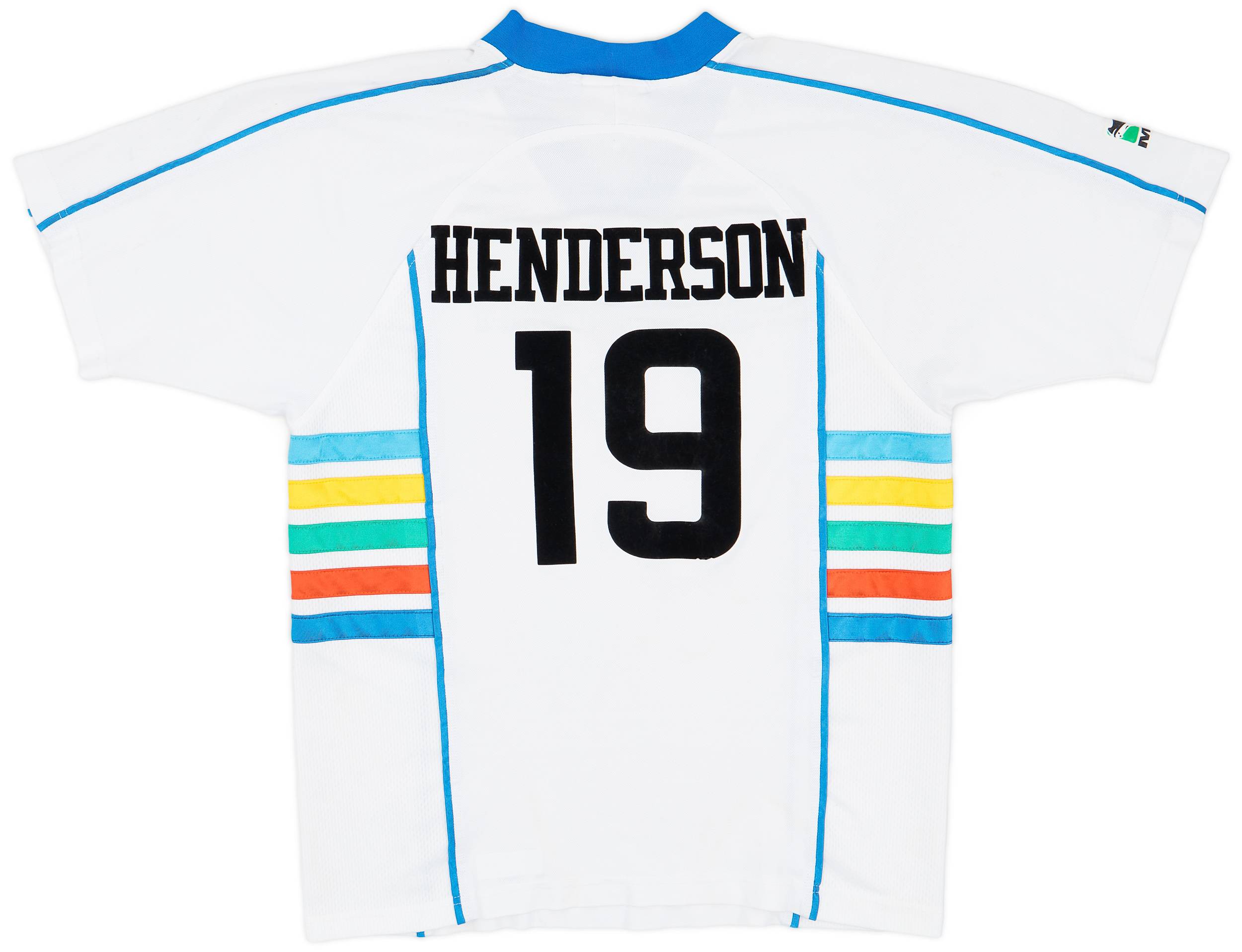 1999-00 Kansas City Wizards Match Worn Away Shirt Henderson #19