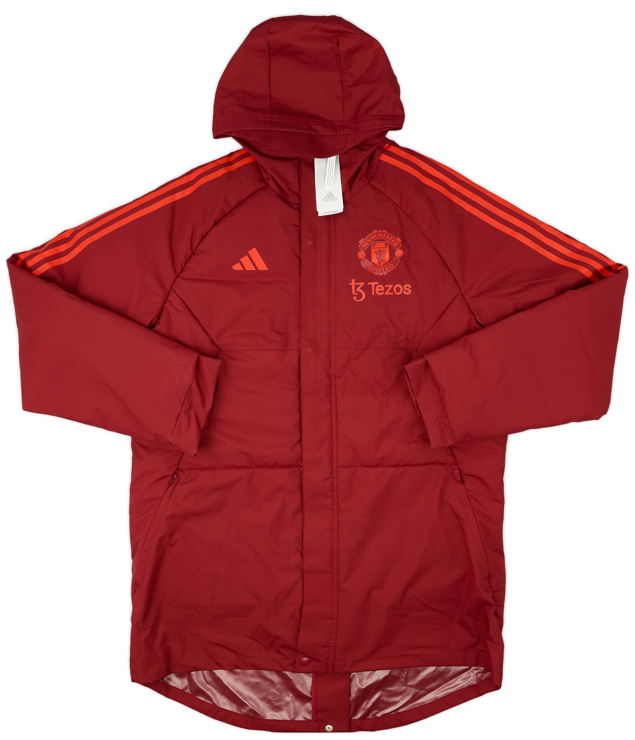 2023-24 Manchester United adidas Stadium Parka - 9/10