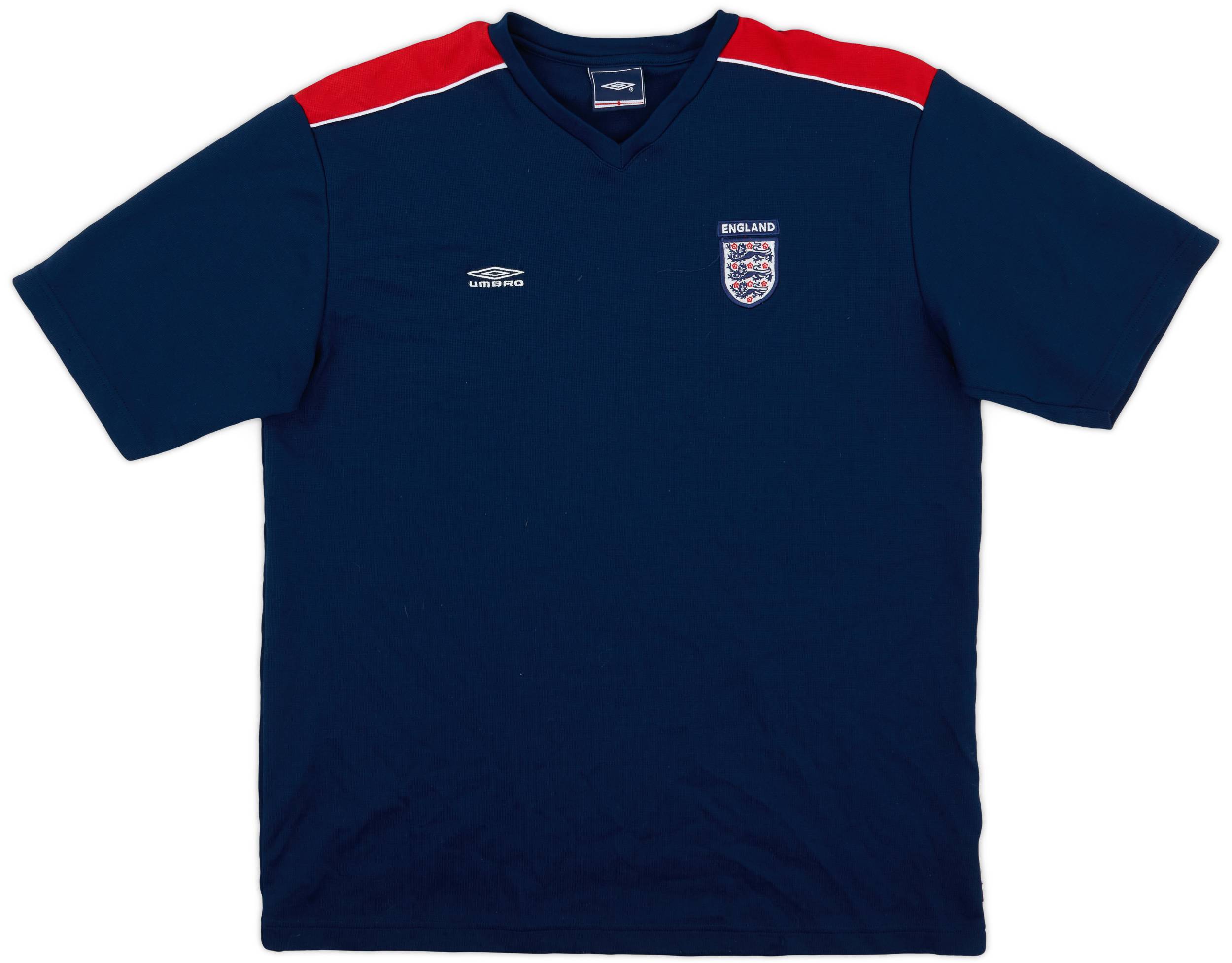 2000-01 England Umbro Training Shirt - 8/10 - (XL)