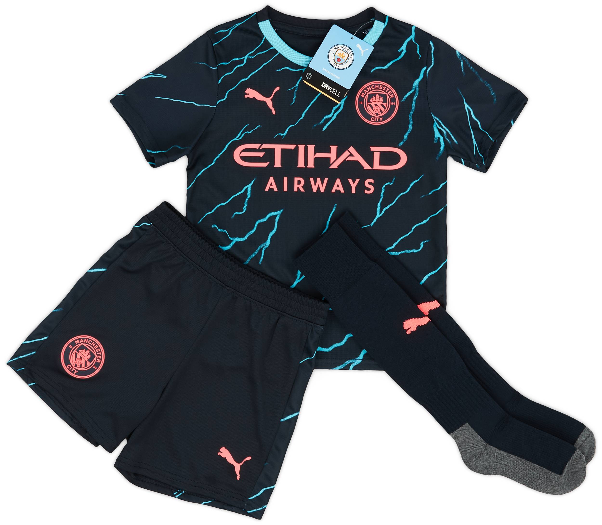 2023-24 Manchester City Third Full Kit (Little Kids)