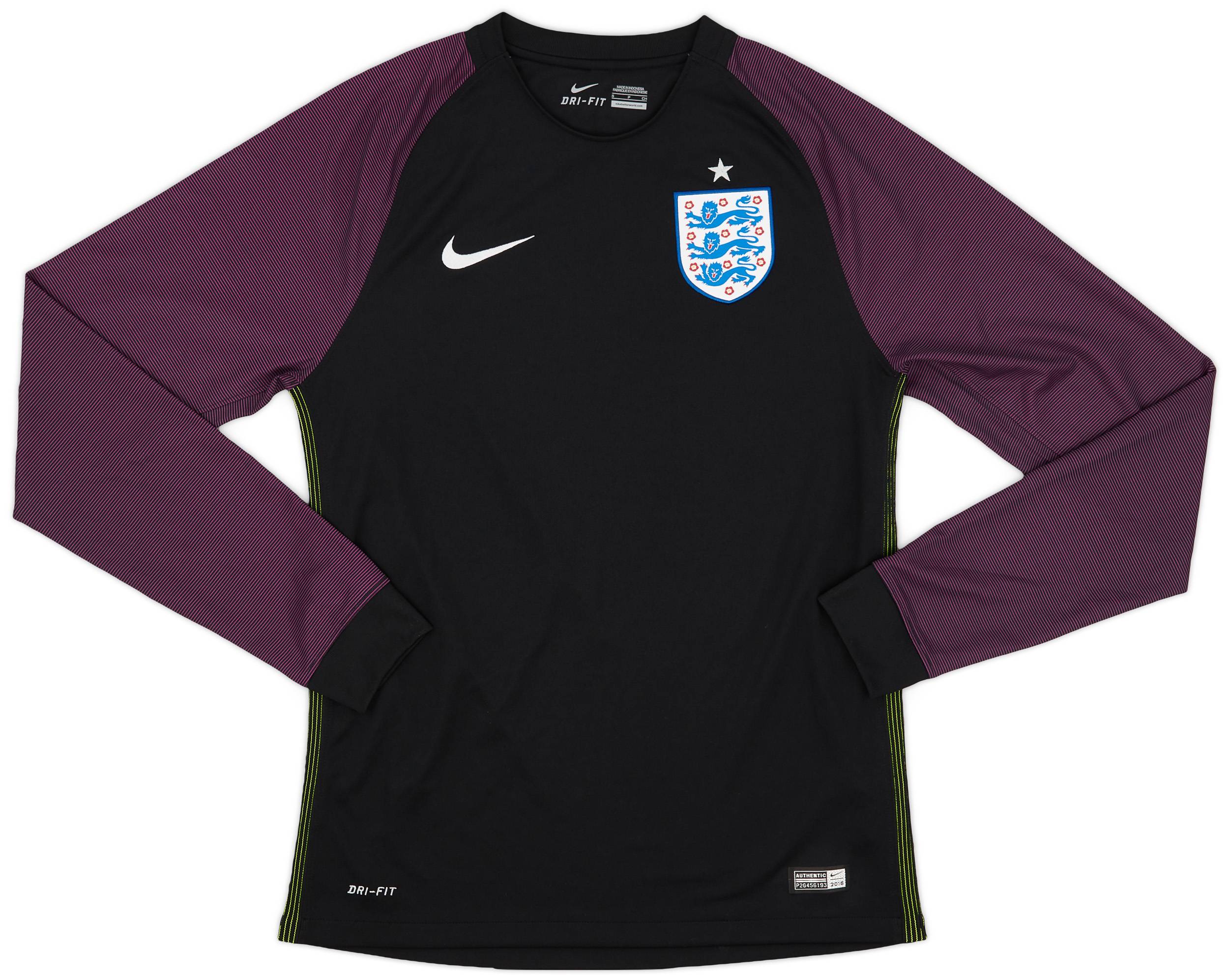 2016-18 England GK Shirt - 8/10 - (S)