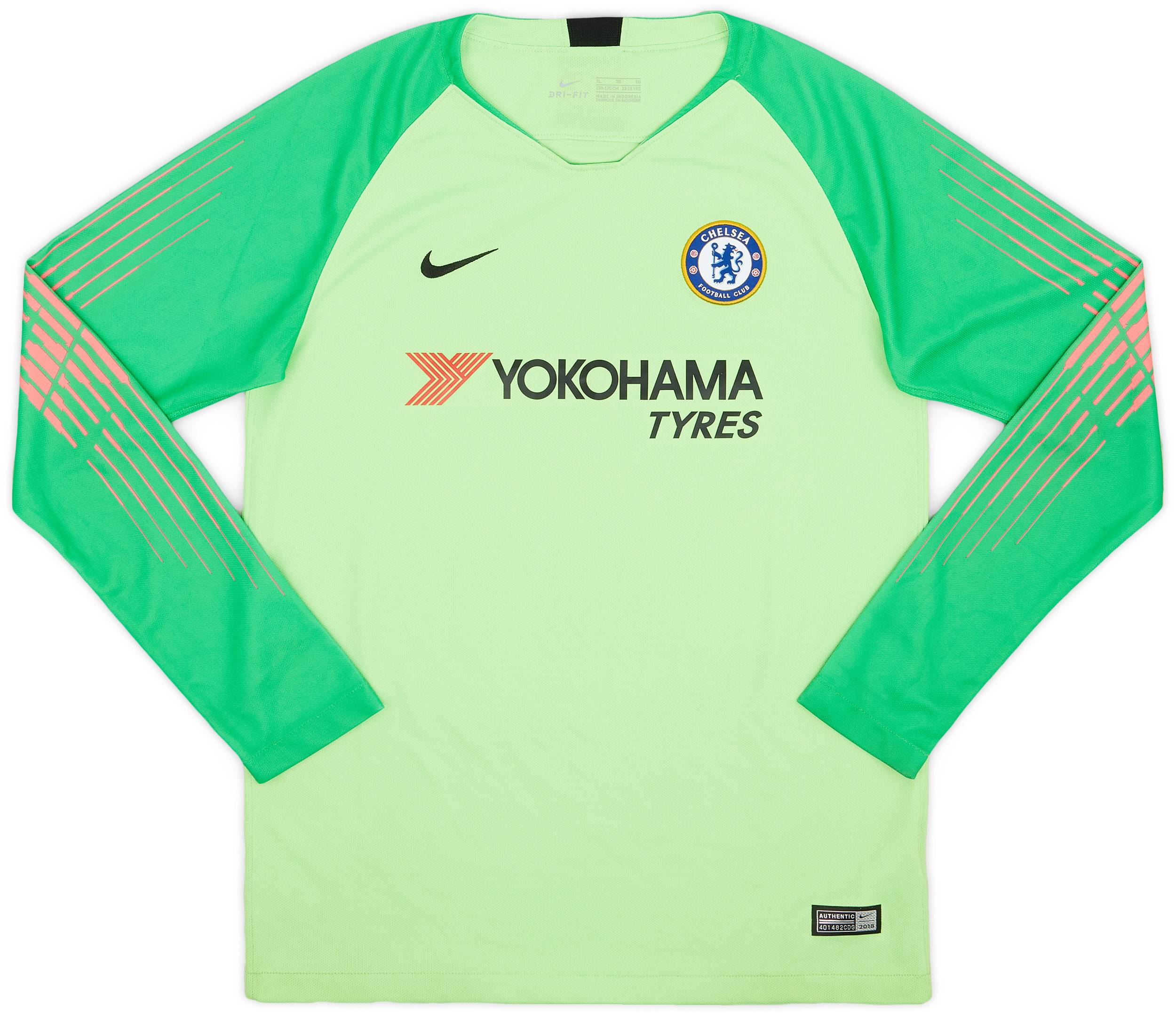 2018-19 Chelsea GK Shirt - 9/10 - (XL.Boys)
