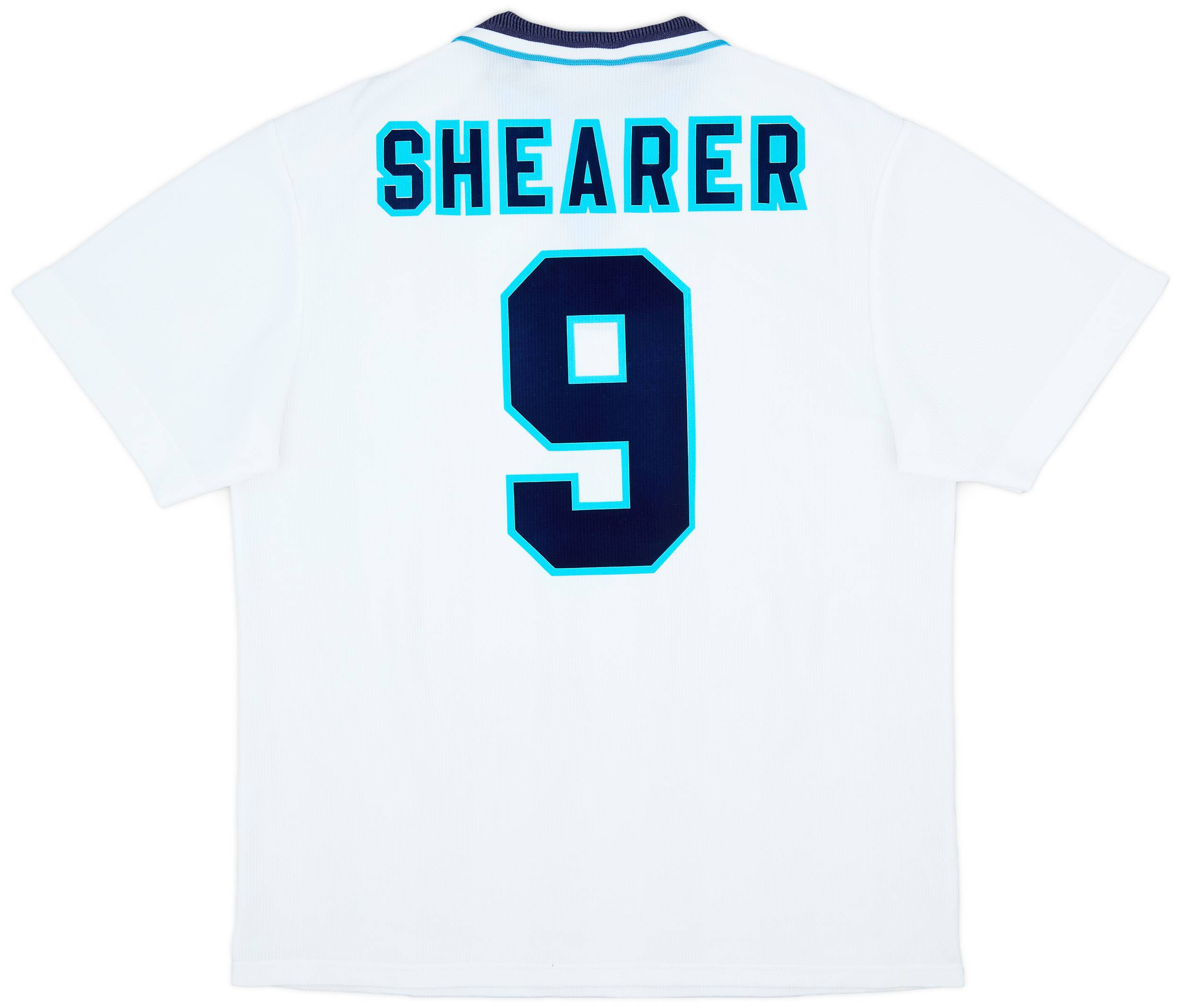 1995-97 England Home Shirt Shearer #9 - 9/10 - (XL)