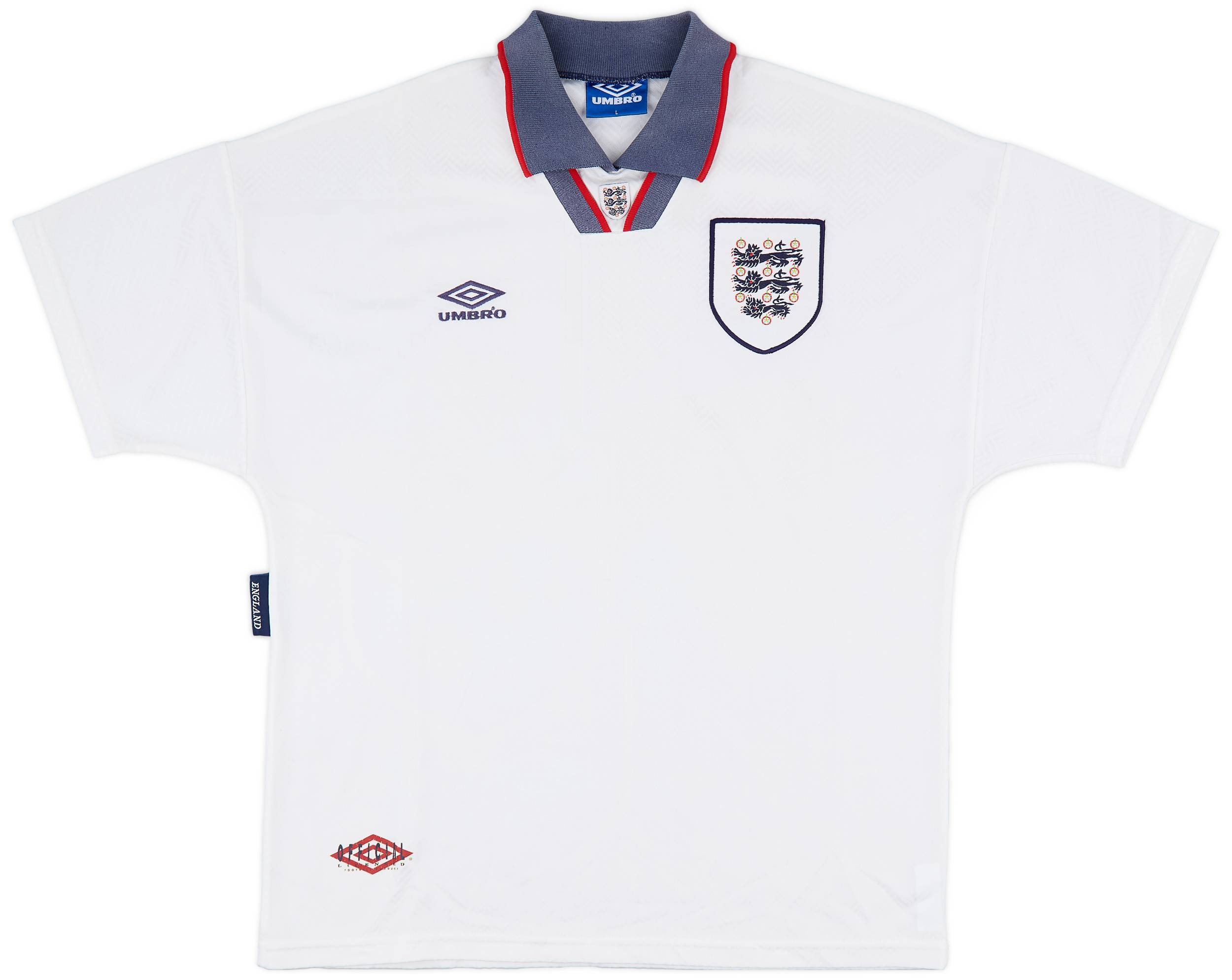 1993-95 England Home Shirt - 6/10 - (L)
