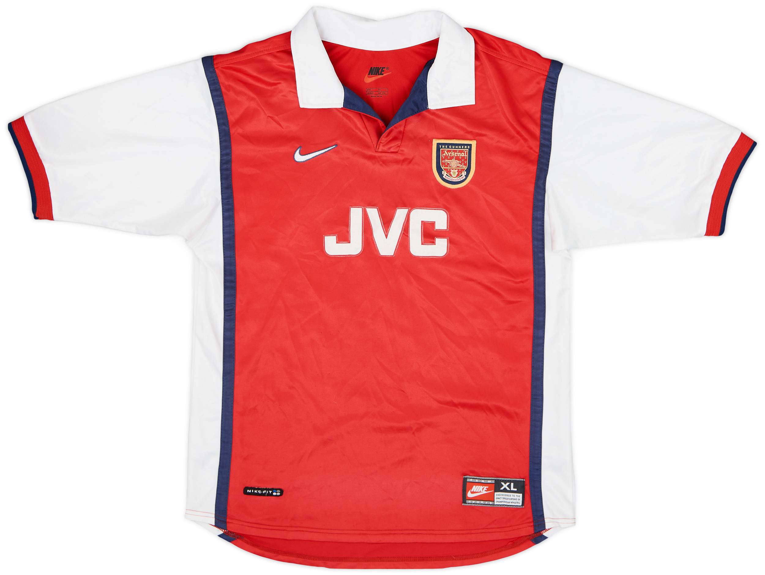 1998-99 Arsenal Home Shirt - 8/10 - (XL.Boys)