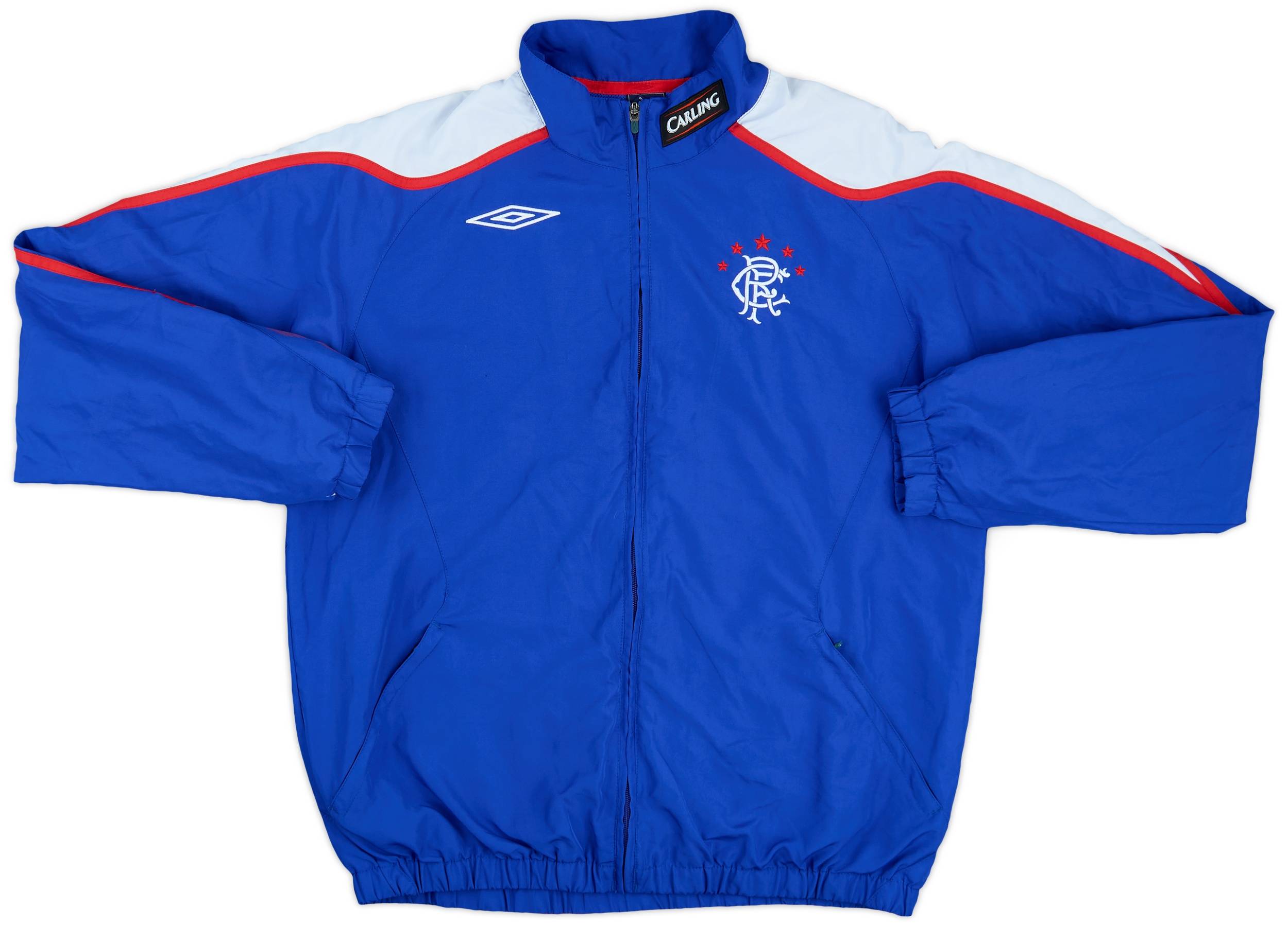 2007-08 Rangers Umbro Track Jacket - 8/10 - (L)