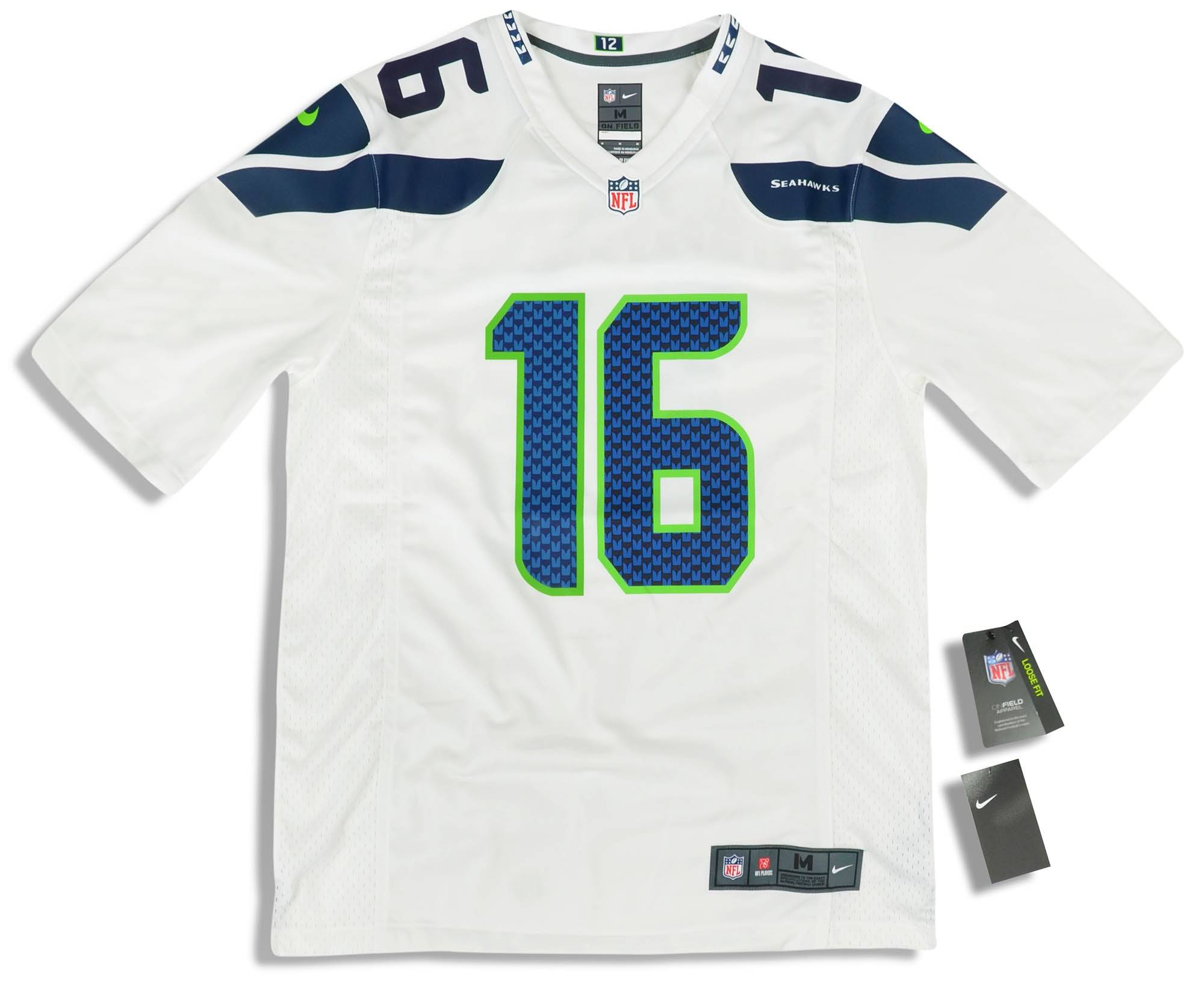 2018-19 Seattle Seahawks Lockett #16 Nike Game Jersey (Away) M - W/Tags