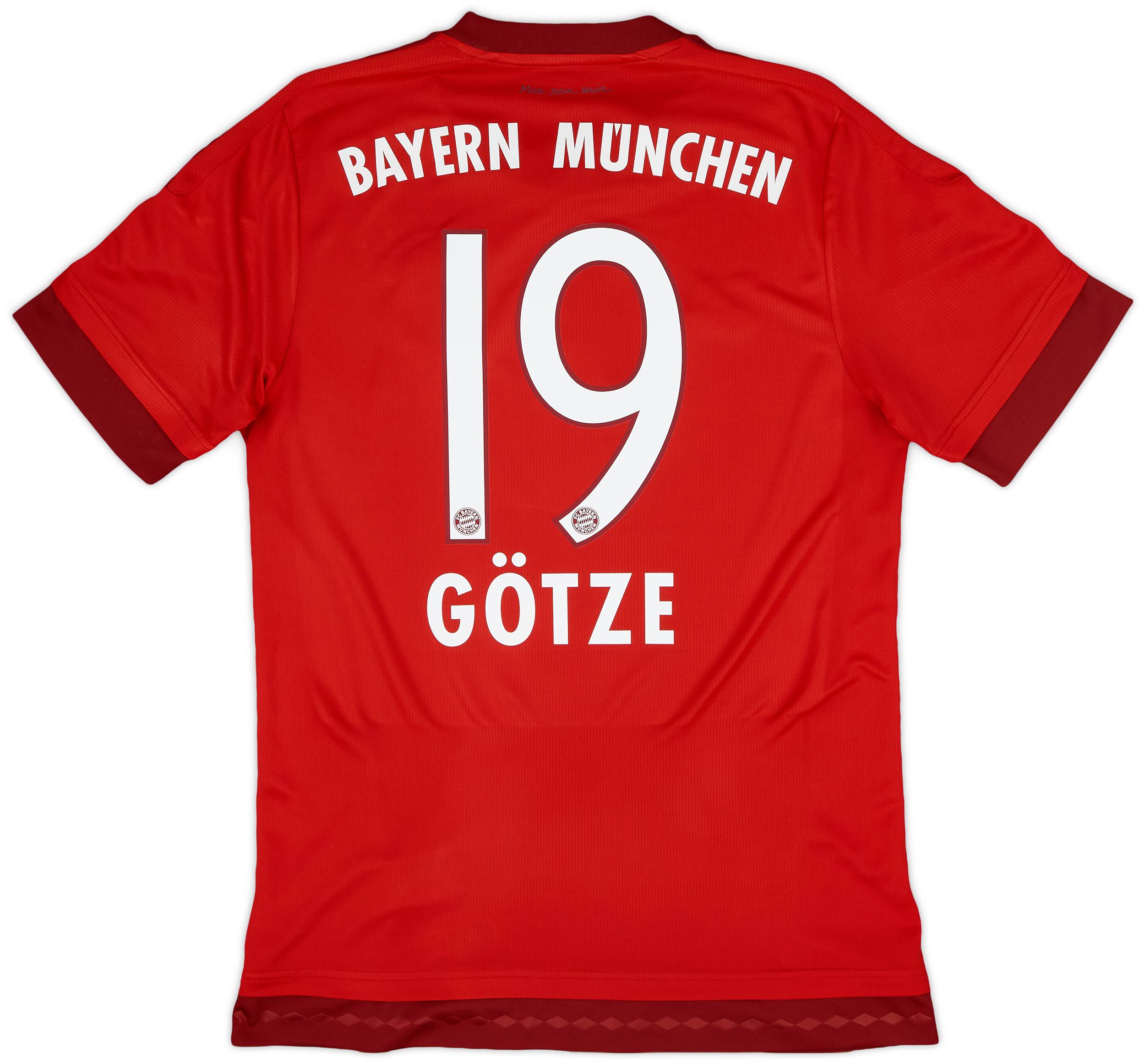 2015-16 Bayern Munich Home Shirt Gotze #19 - 8/10 - (M)