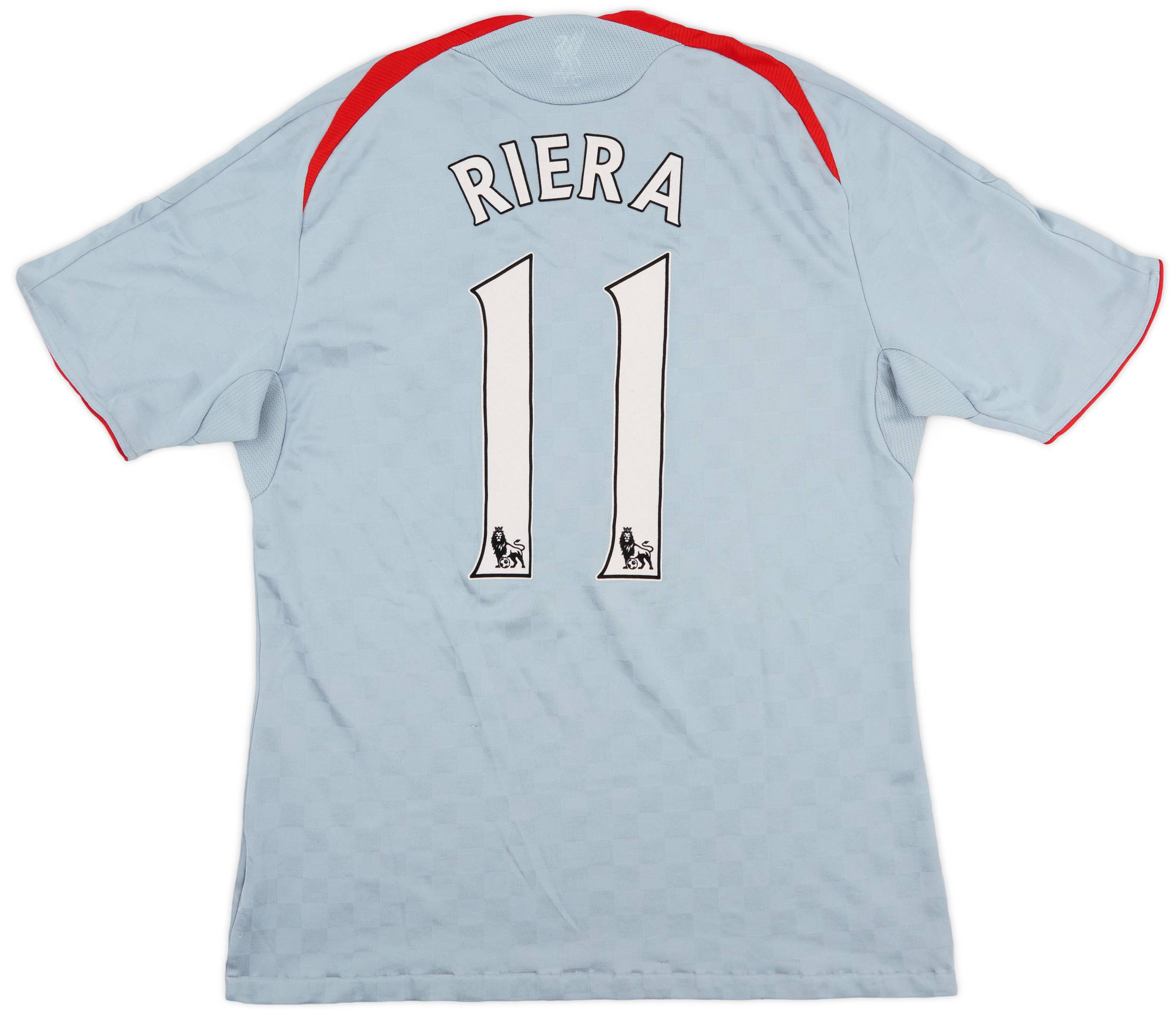 2008-09 Liverpool Away Shirt Riera #11 - 8/10 - (L)