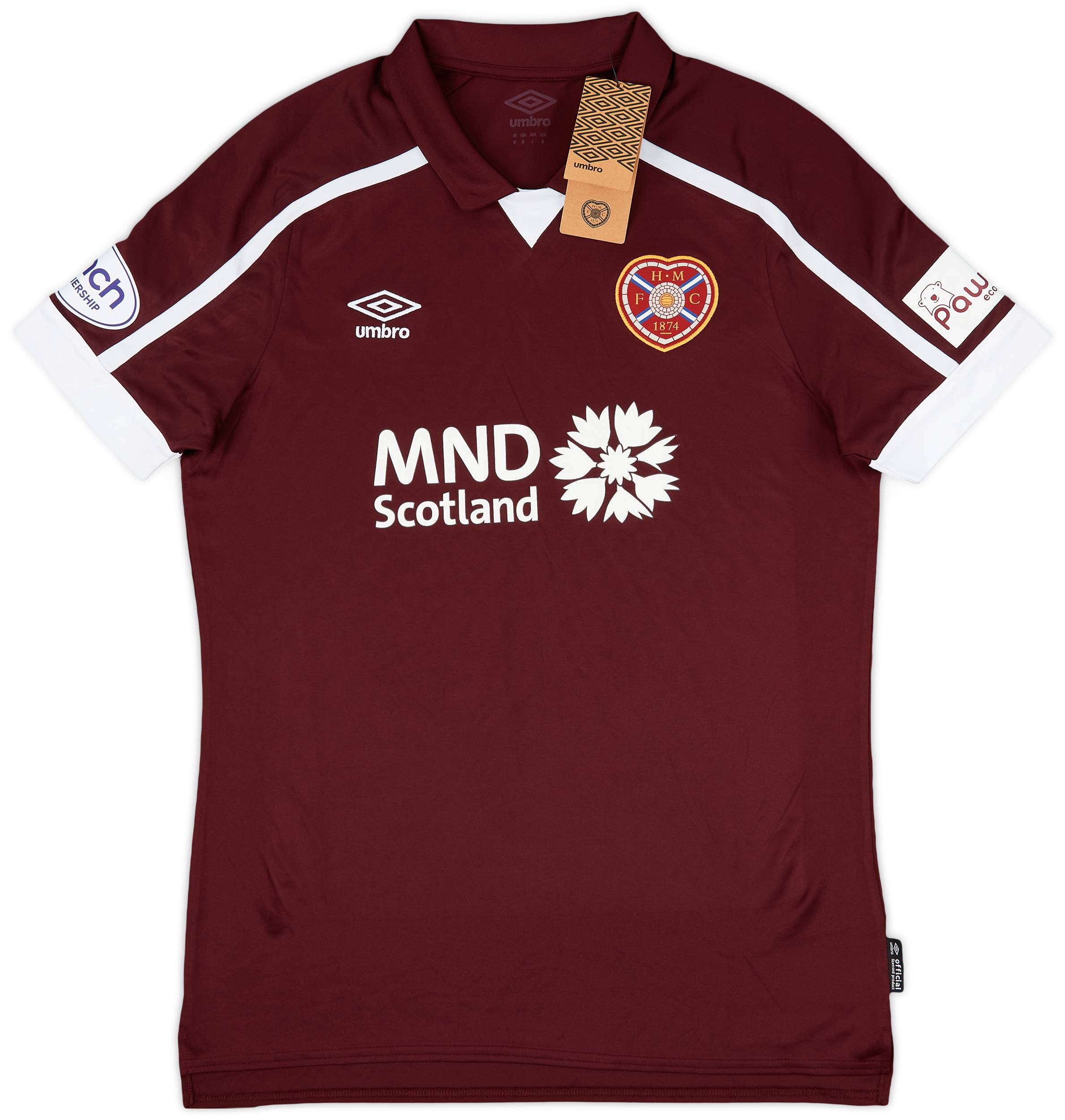 2021-22 Hearts Home Shirt (M)