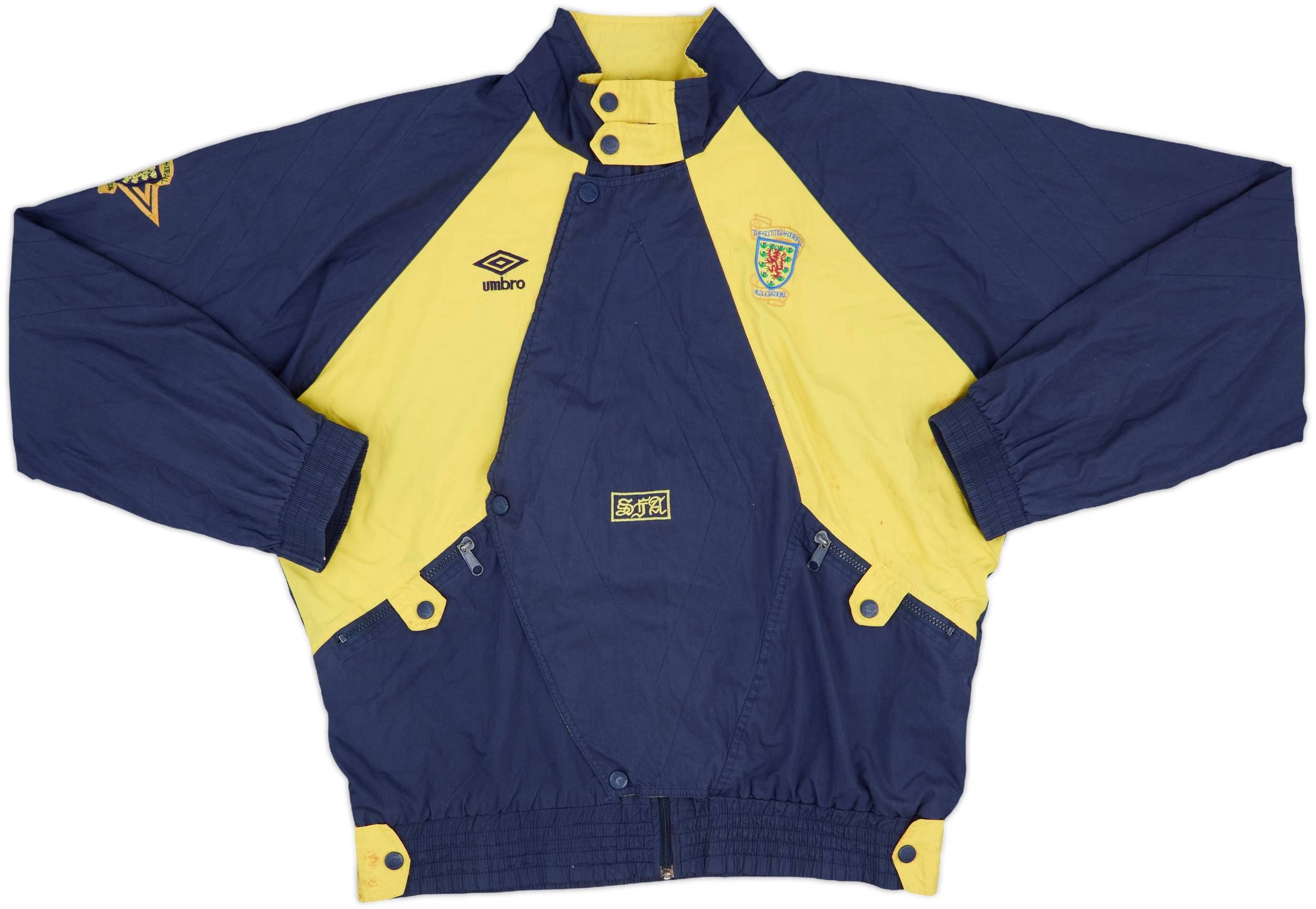 1990-92 Scotland Umbro Rain Jacket - 6/10 - (M)