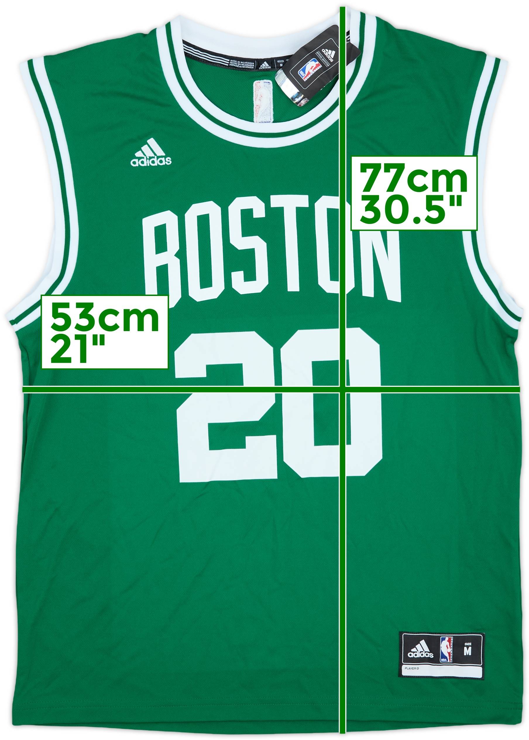 2014 Boston Celtics Allen #20 adidas Away Jersey (M)