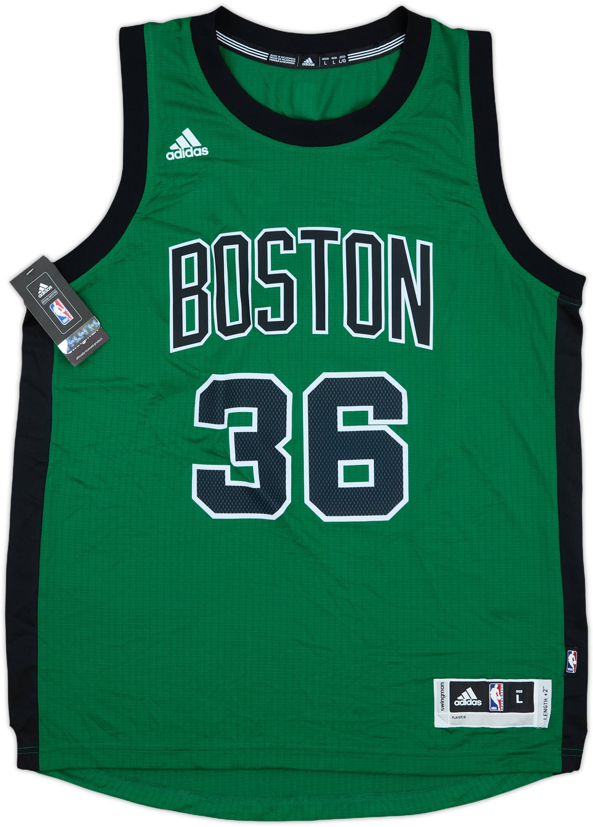 2014-17 Boston Celtics Smart #36 adidas Swingman Alternate Jersey (L)
