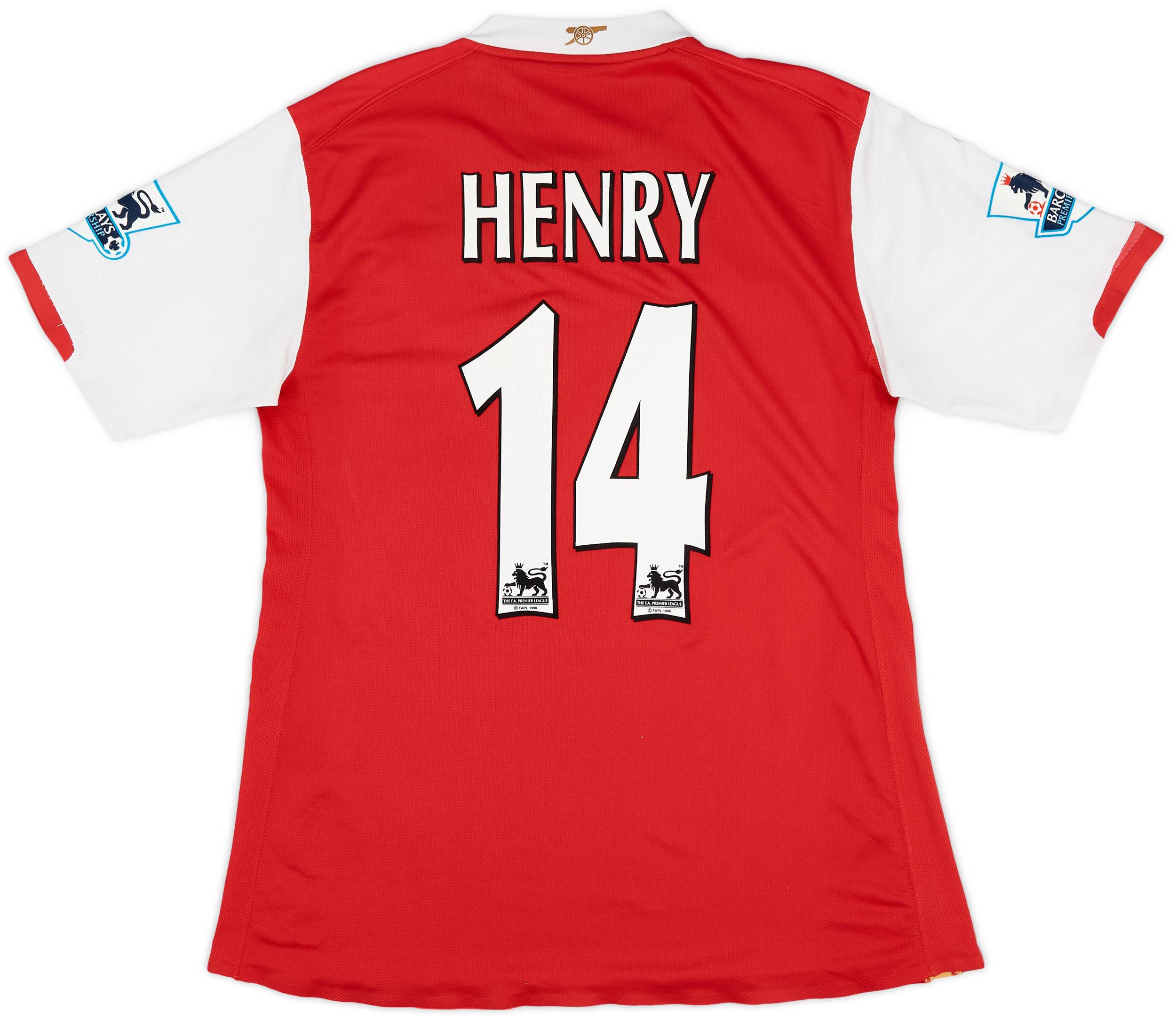 2006-08 Arsenal Player Issue Home Shirt Henry #14 - 3/10 - (L)