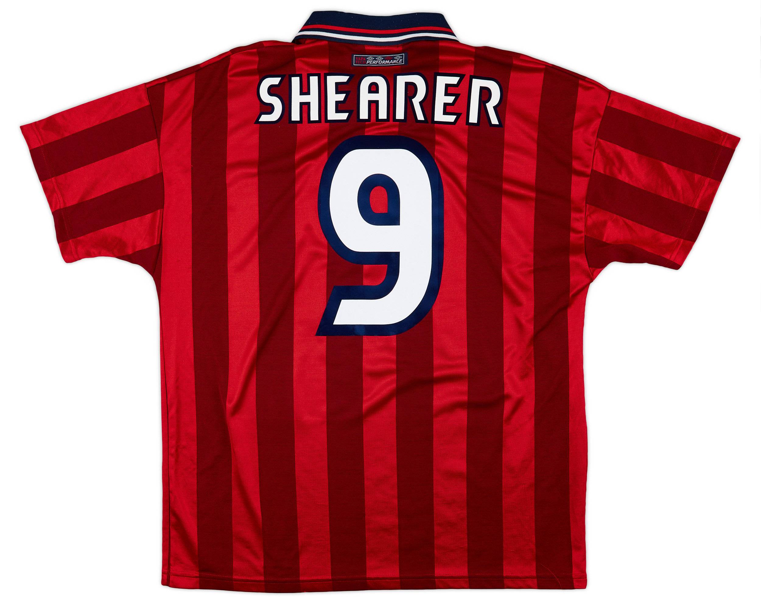 1997-99 England Away Shirt Shearer #9
