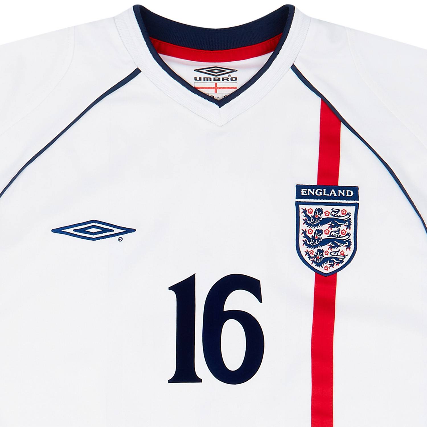2001-03 England Home Shirt Southgate #16 - 7/10