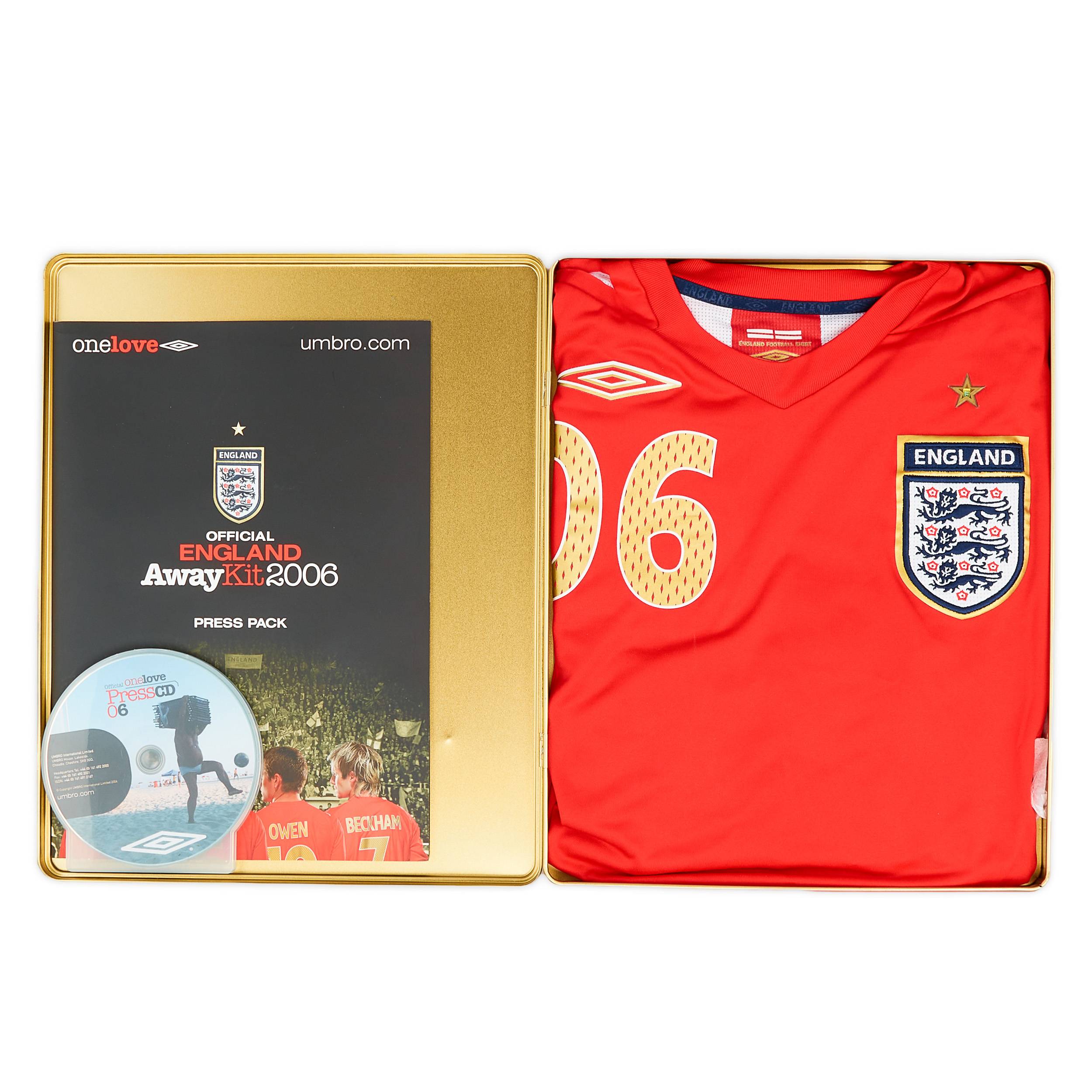2006-08 England Limited Edition Away Shirt #06 (M)