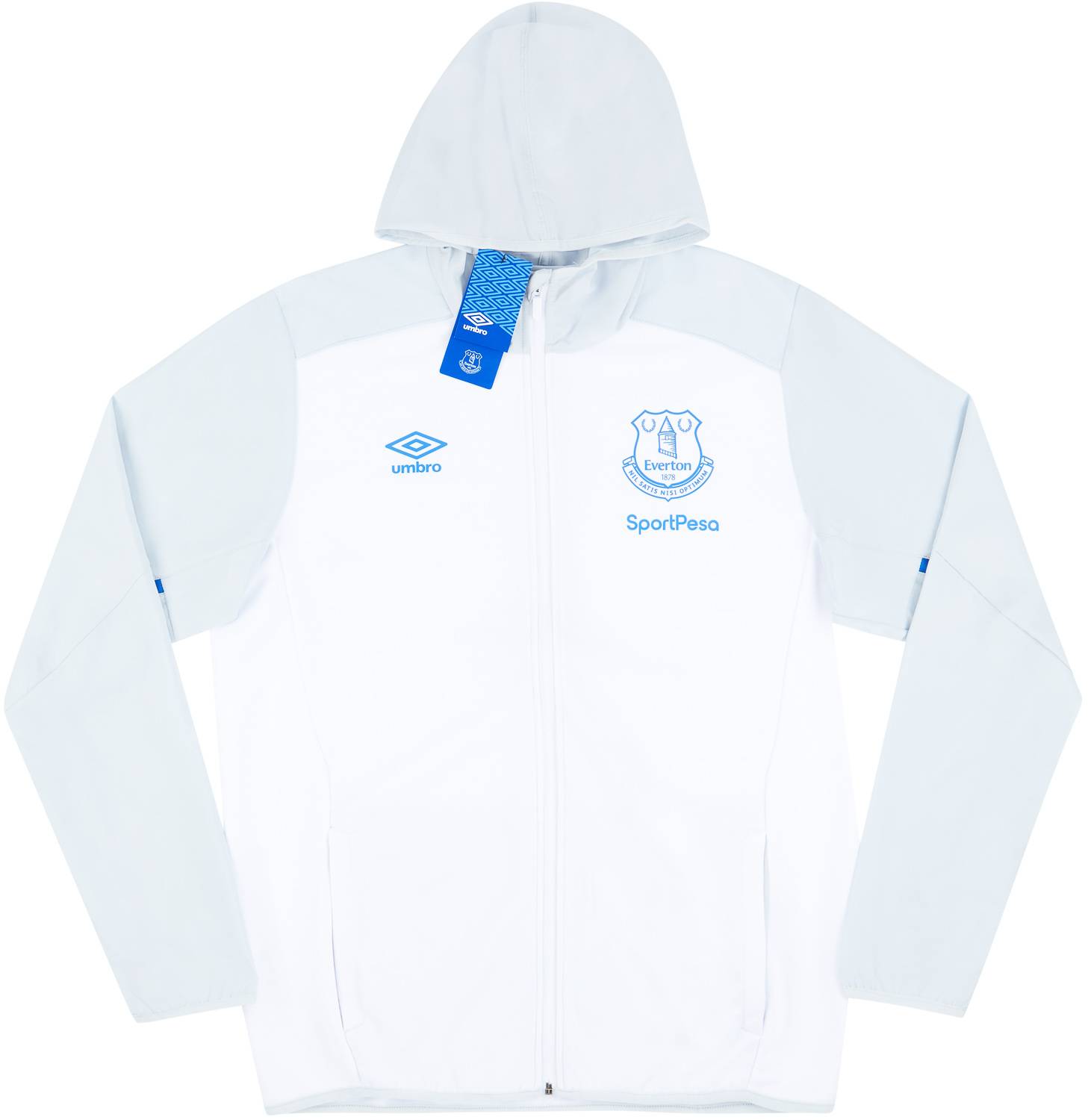 2019-20 Everton Umbro Hooded Jacket - NEW