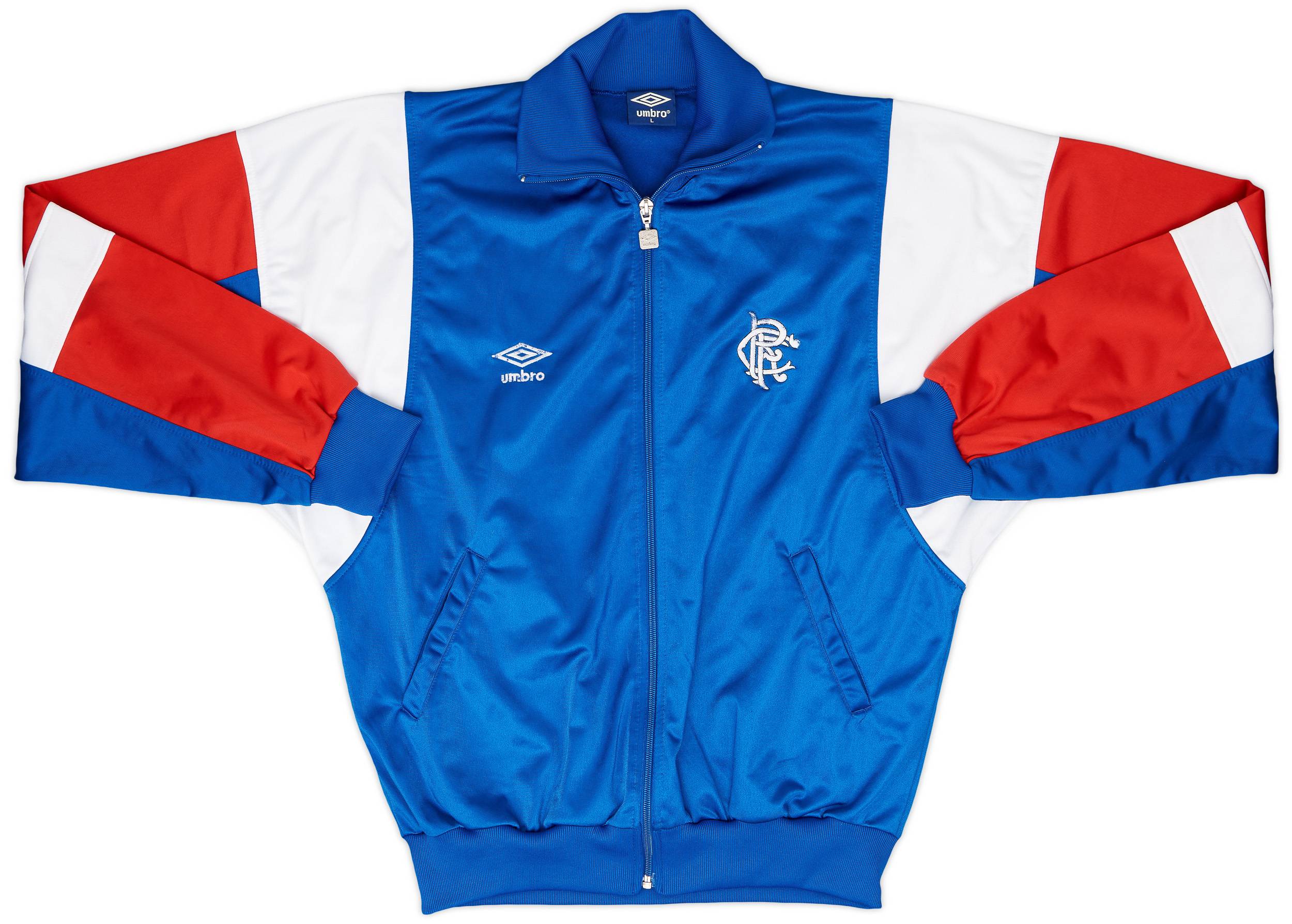 1987-90 Rangers Umbro Track Jacket - 6/10 - (L)