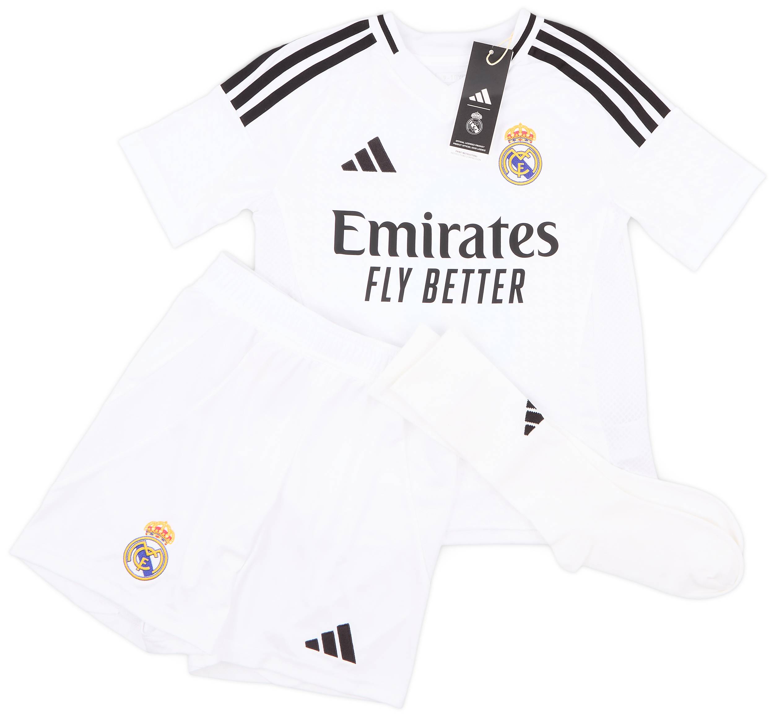 2024-25 Real Madrid Home Full Kit Mbappe #9 (S.Boys)