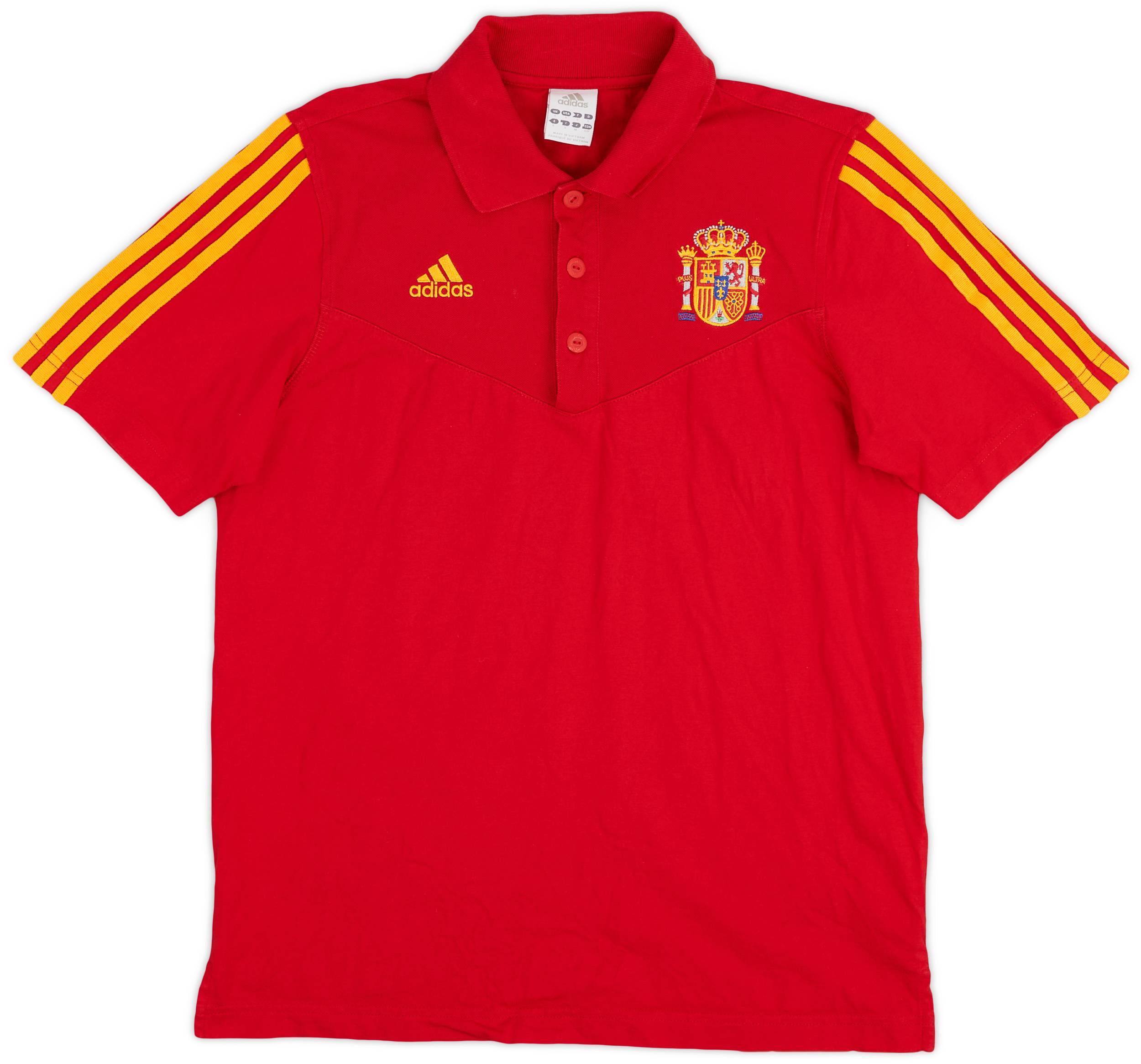 2008-09 Spain adidas Polo Shirt - 9/10 - (S)
