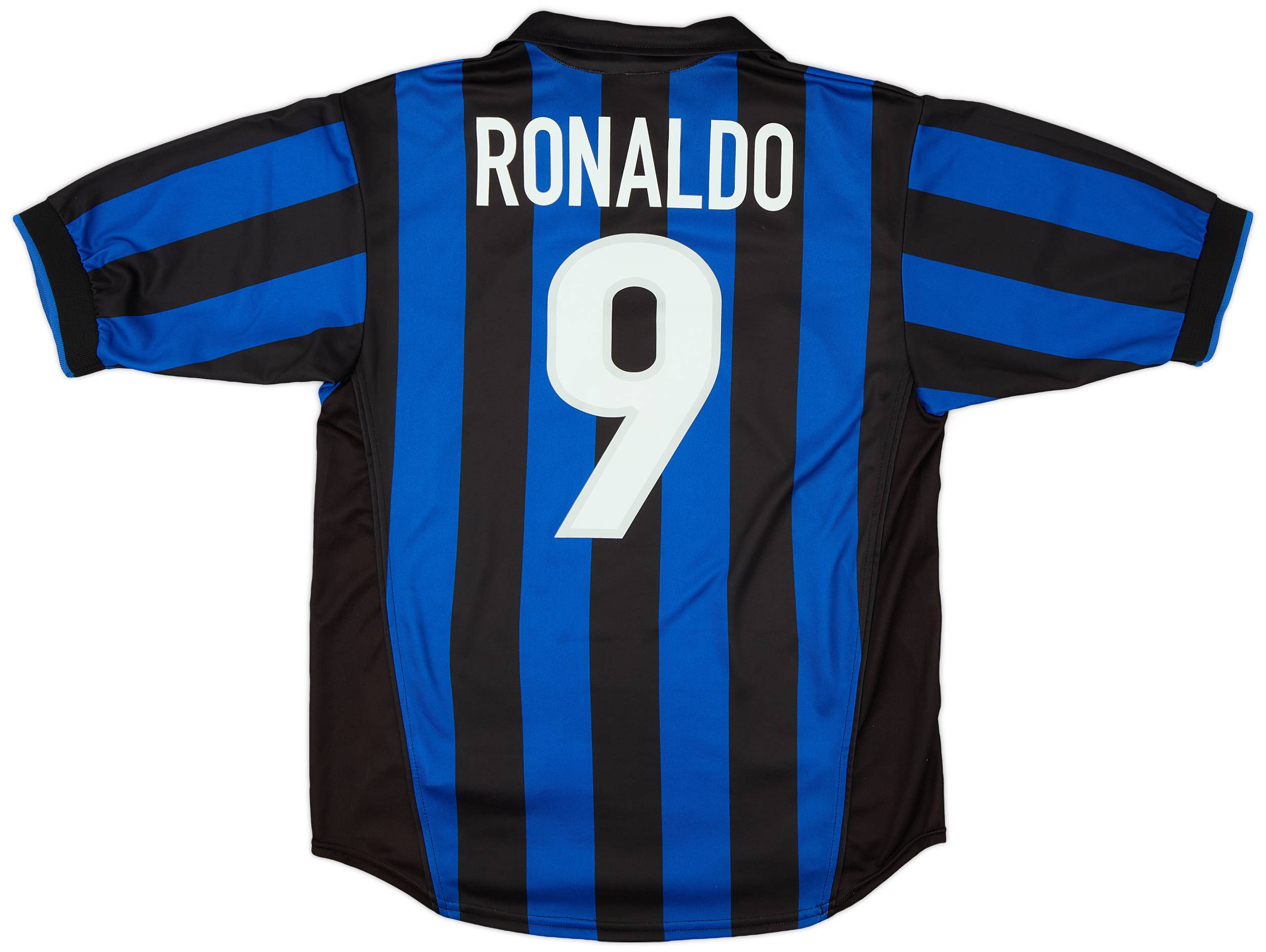 1998-99 Inter Milan Home Shirt Ronaldo #9 - 8/10 - (S)