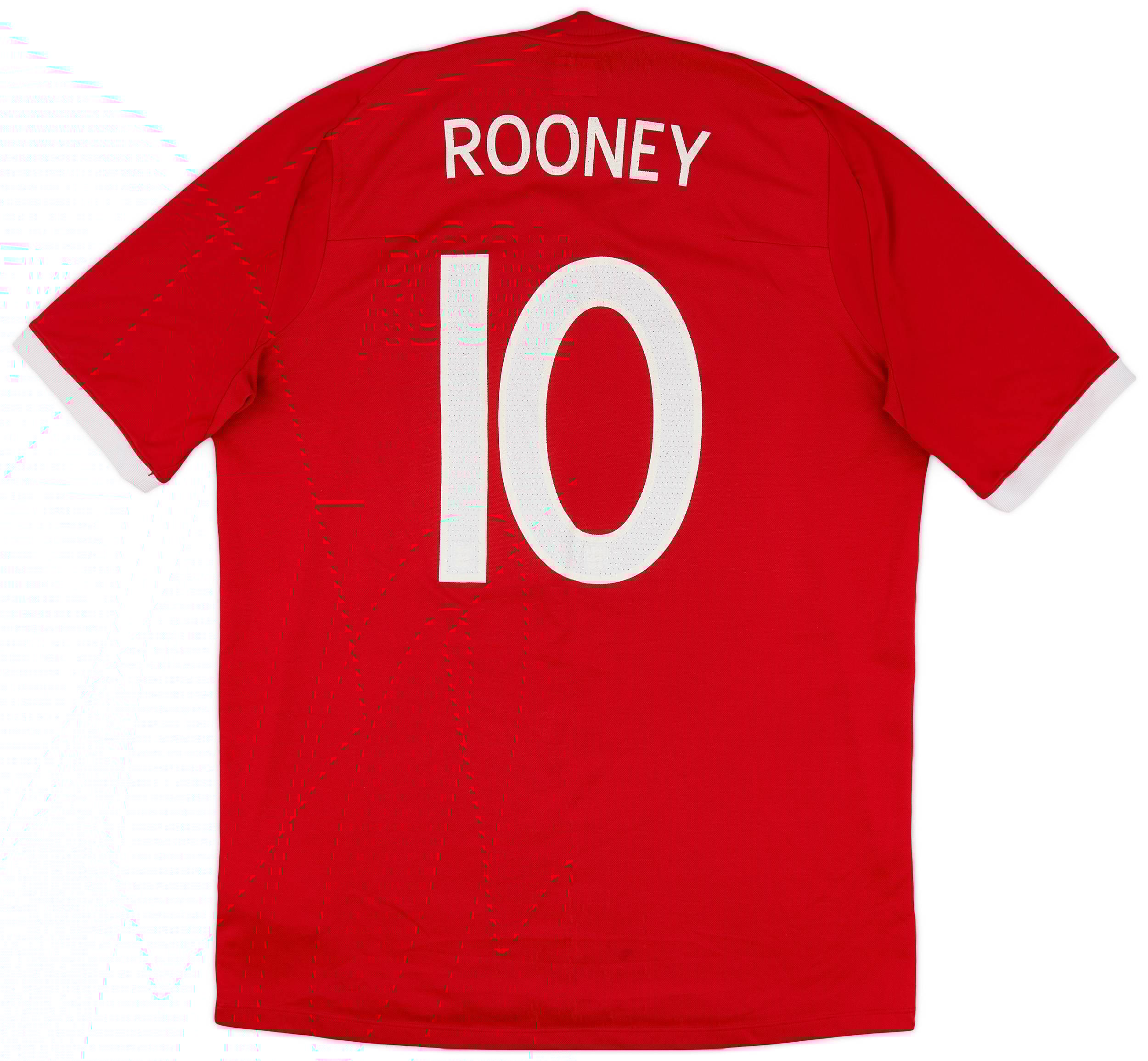 2010-11 England Away Shirt Rooney #10 - 5/10 - (L)